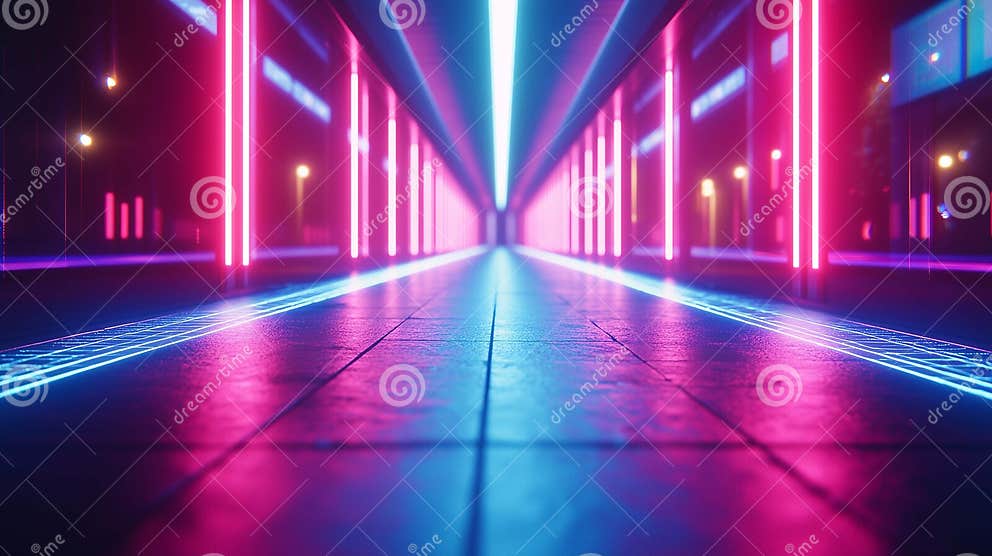 Neon Pink Pathways, Creating Dramatic Effects with Illuminated Walkways ...