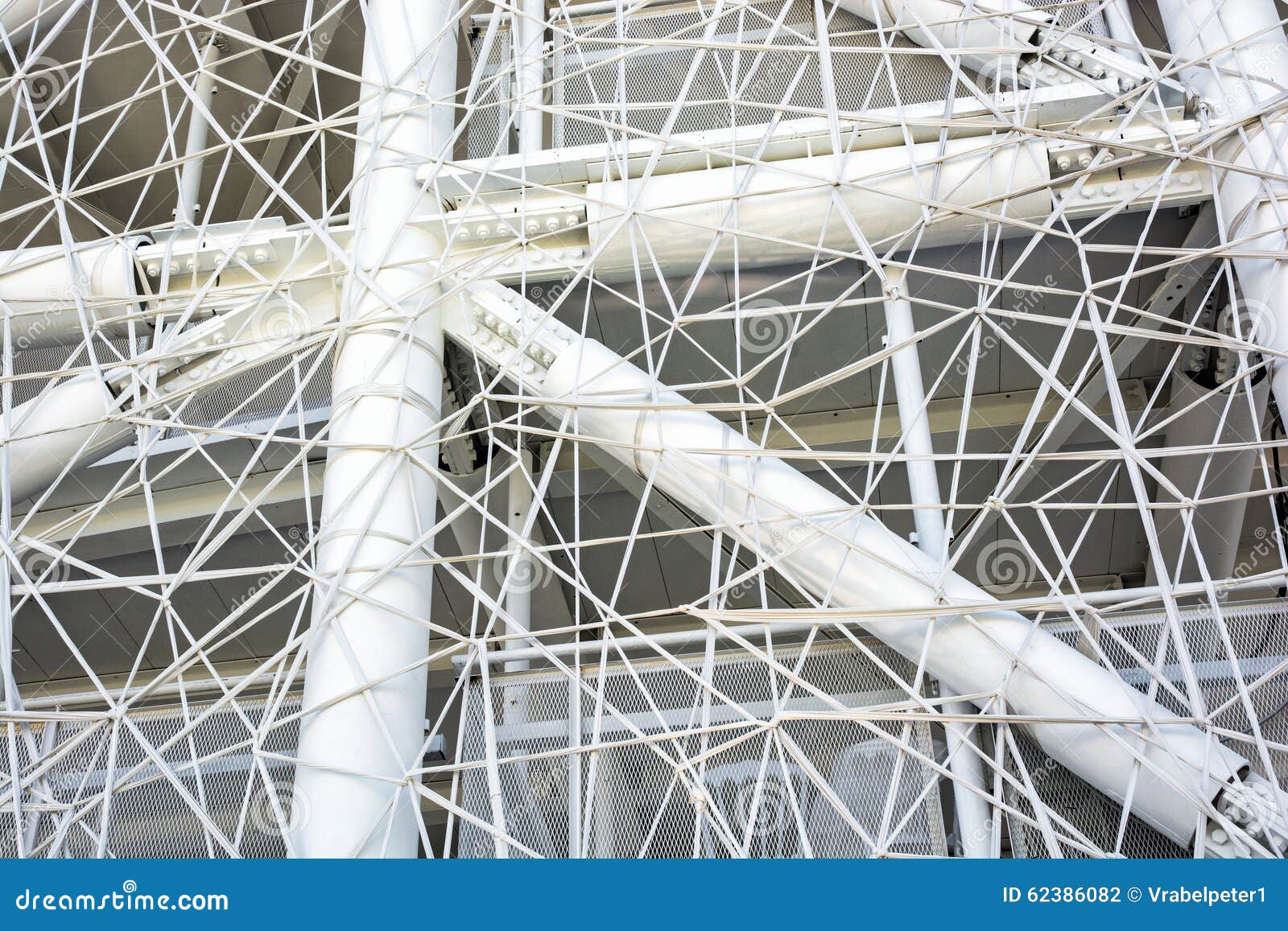 Futuristic Wall Design in the Cobweb Form Stock Photo - Image of ...