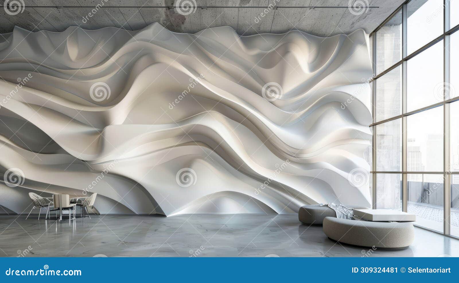 Futuristic Wall Panel Concept Stock Illustration - Illustration of ...