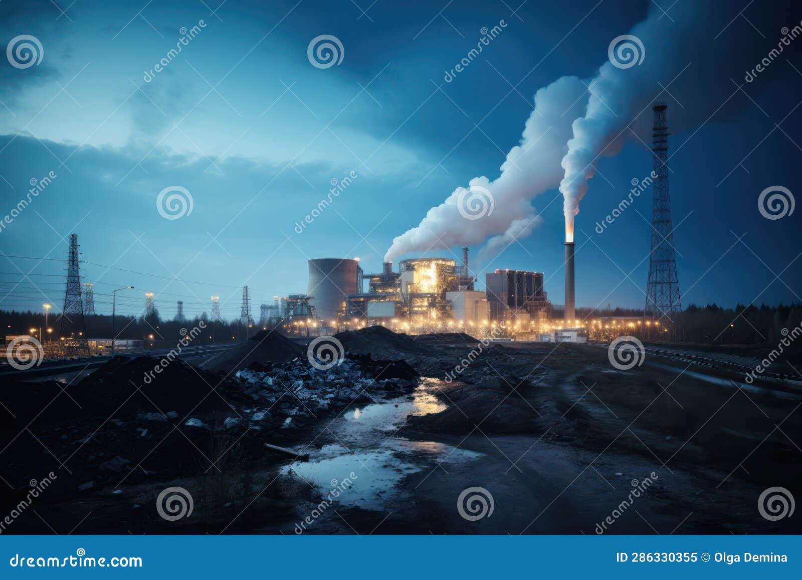 Futuristic Waste-to-energy Recycling Plant Factory, Advanced Sorting ... Futuristic Waste-to-energy Recycling Plant Factory, Advanced Sorting ...