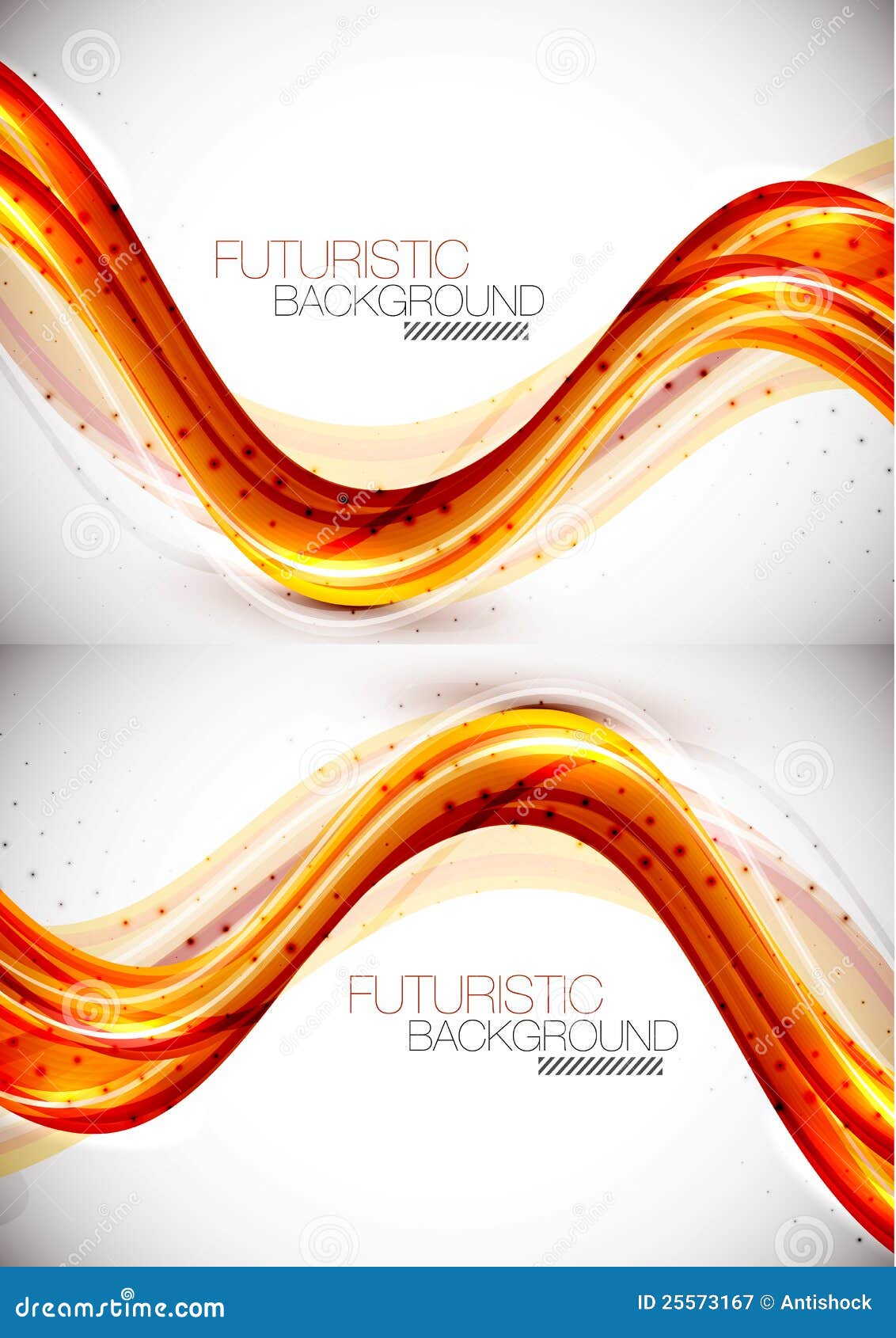 Futuristic wave background stock vector. Illustration of shapes - 25573167