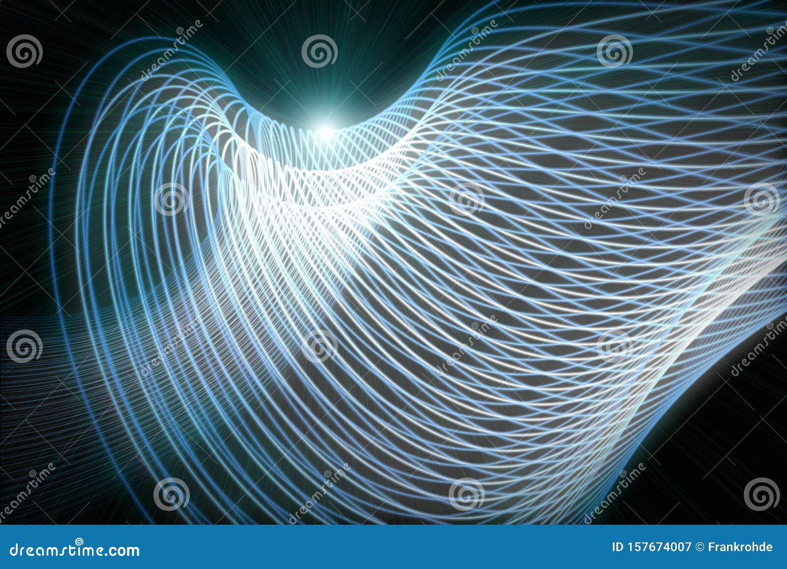 Futuristic Wave Design with Lights Stock Image - Image of digital ...