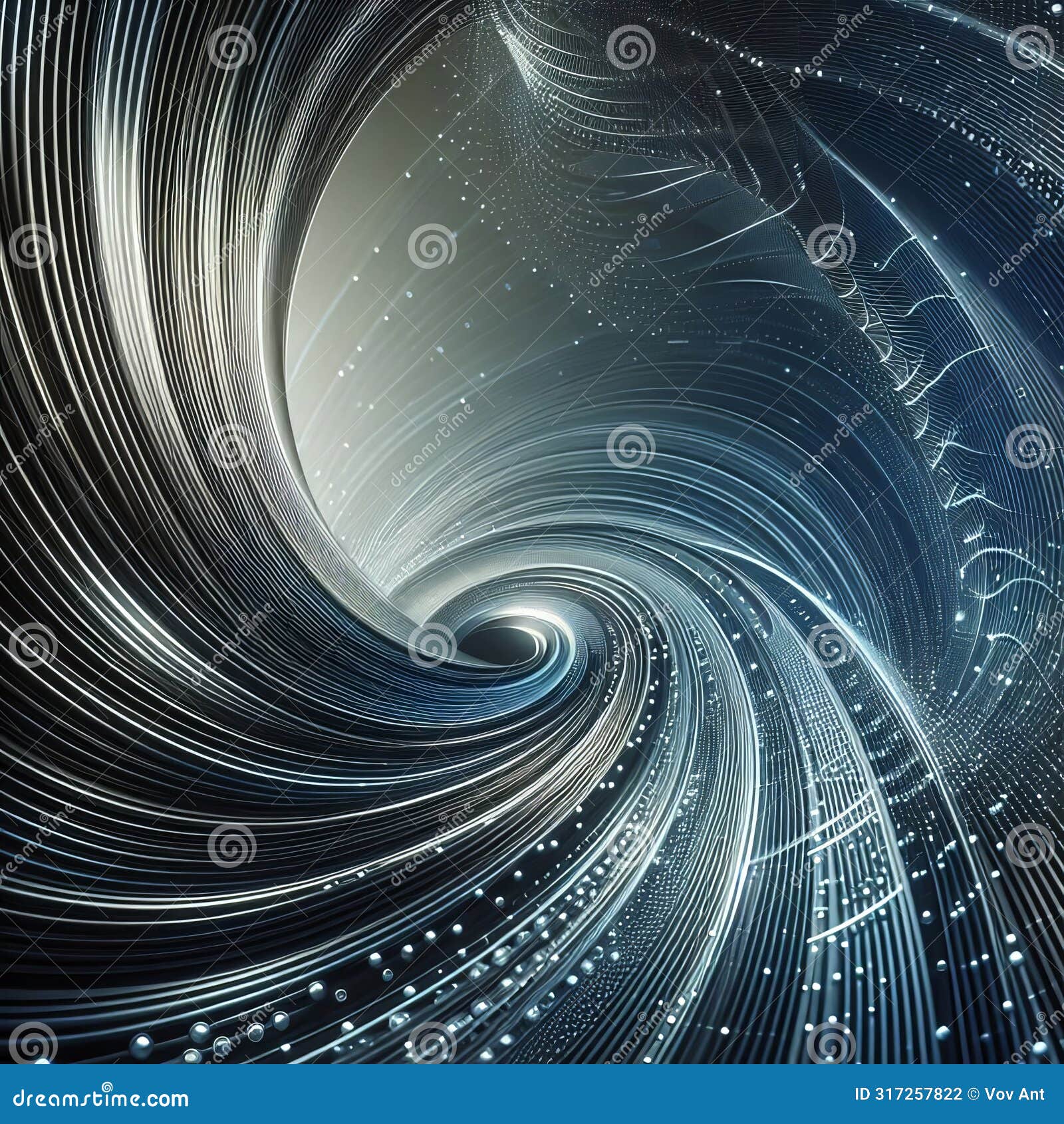 Futuristic Wave Pattern with Metallic and High Tech Details, P Stock Photo - Image of metallic ...