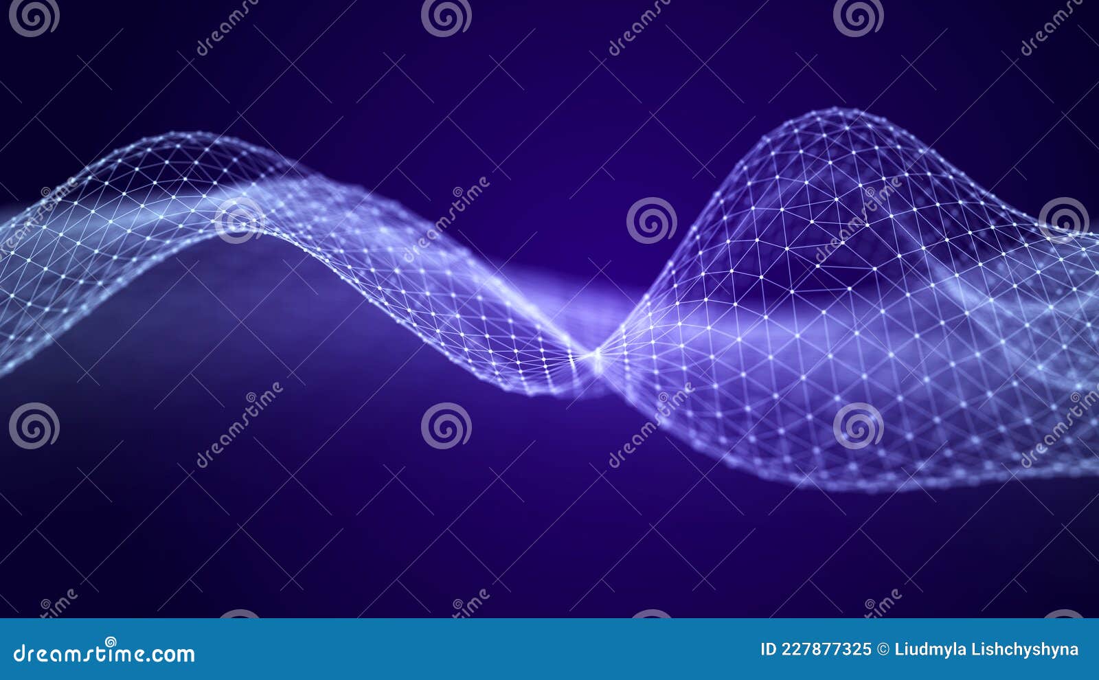Futuristic Wave. the Structure of the Network Connection of Points and ...