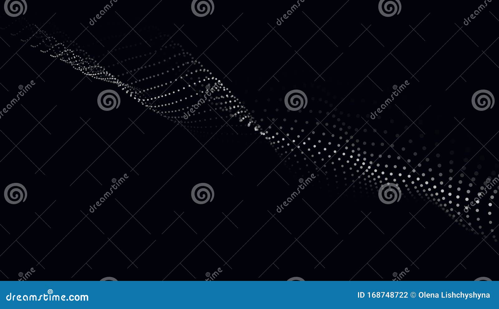 Futuristic Wave. Vector Illustration Stock Illustration - Illustration ...