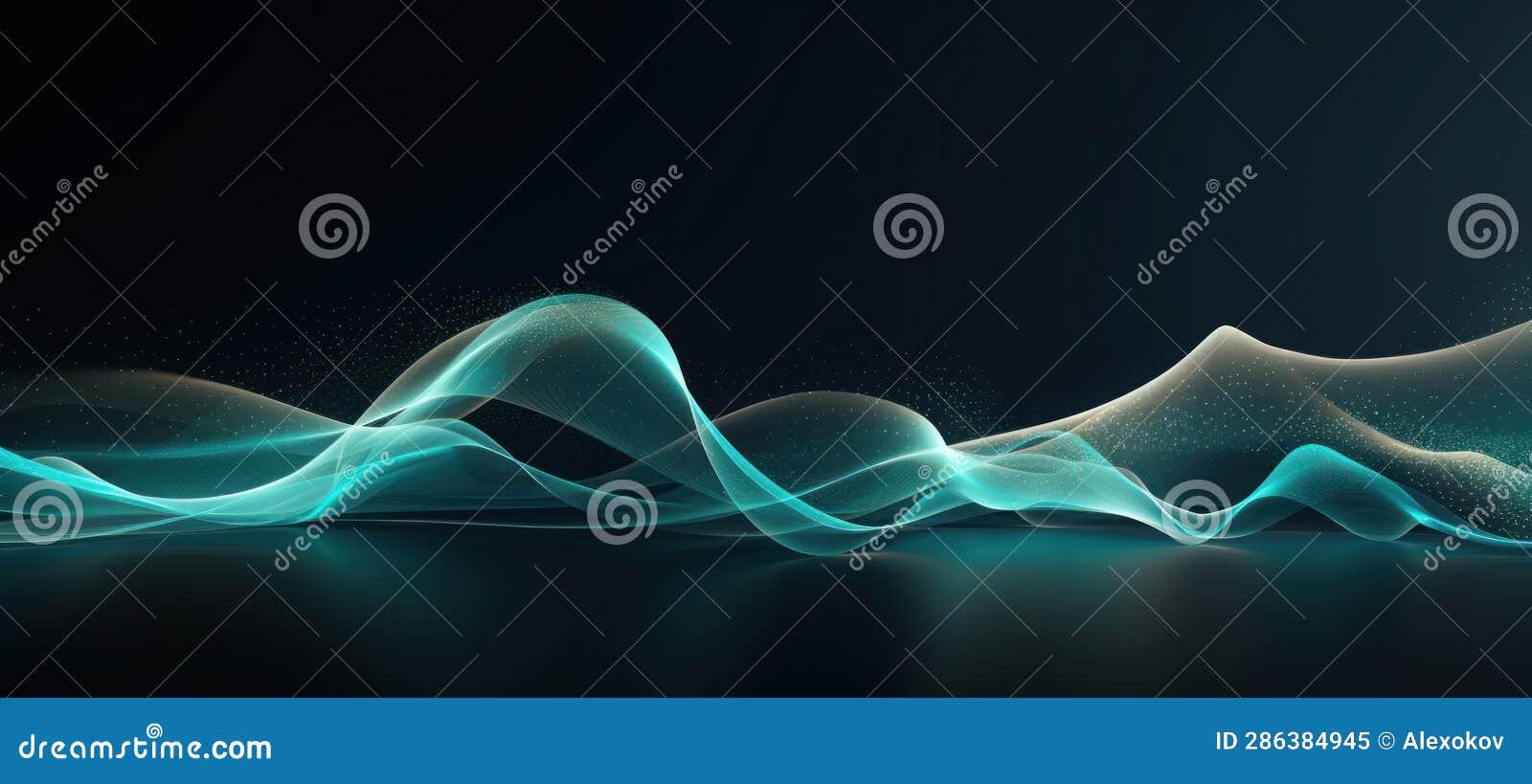 Futuristic Wavy Lines and Technological Waves: a Design Concept AI ...