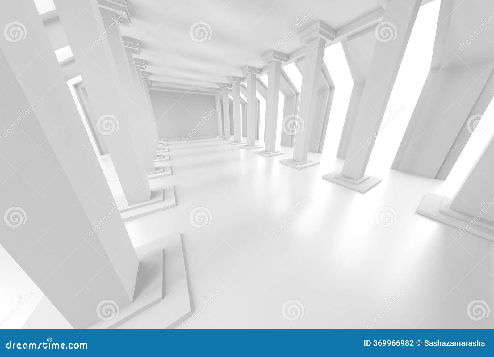 Symmetrical Design Of Historic Educational Classroom For Children Stock ...