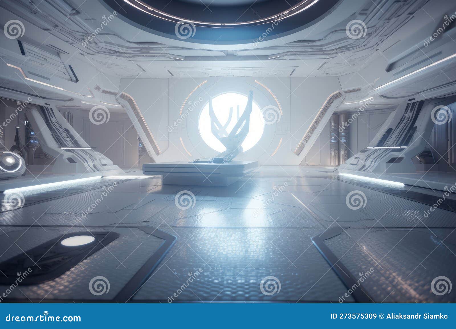 Futuristic Yoga Studio, Dojo Environment Aboard a Spaceship, Temple ...