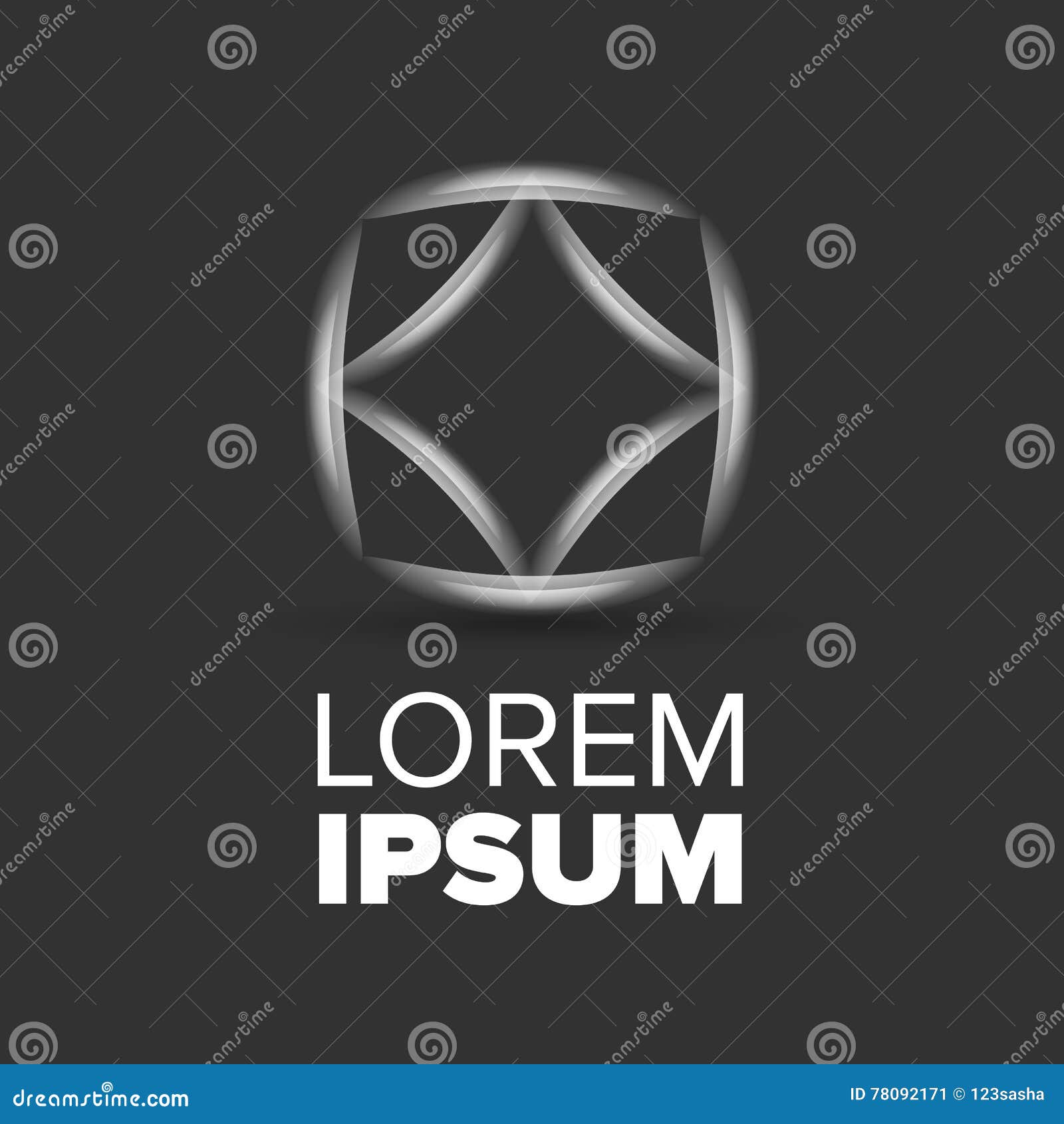 Futuristisches Logo Der Raute Vektor Abbildung - Illustration von mode ...