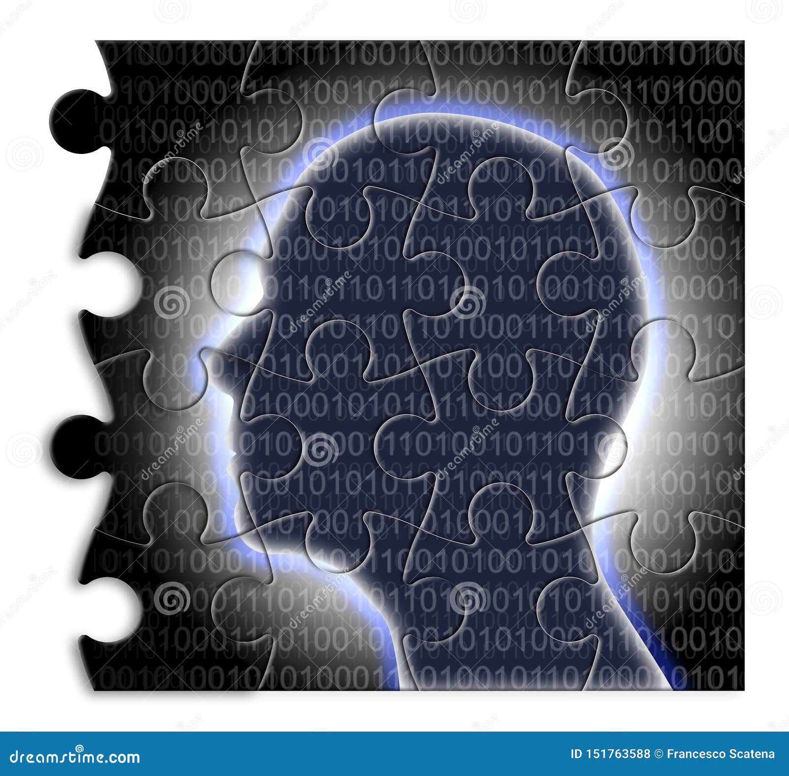 Futurustic Artificial Intelligence - Concept Image in Jigsaw Puzzle ...