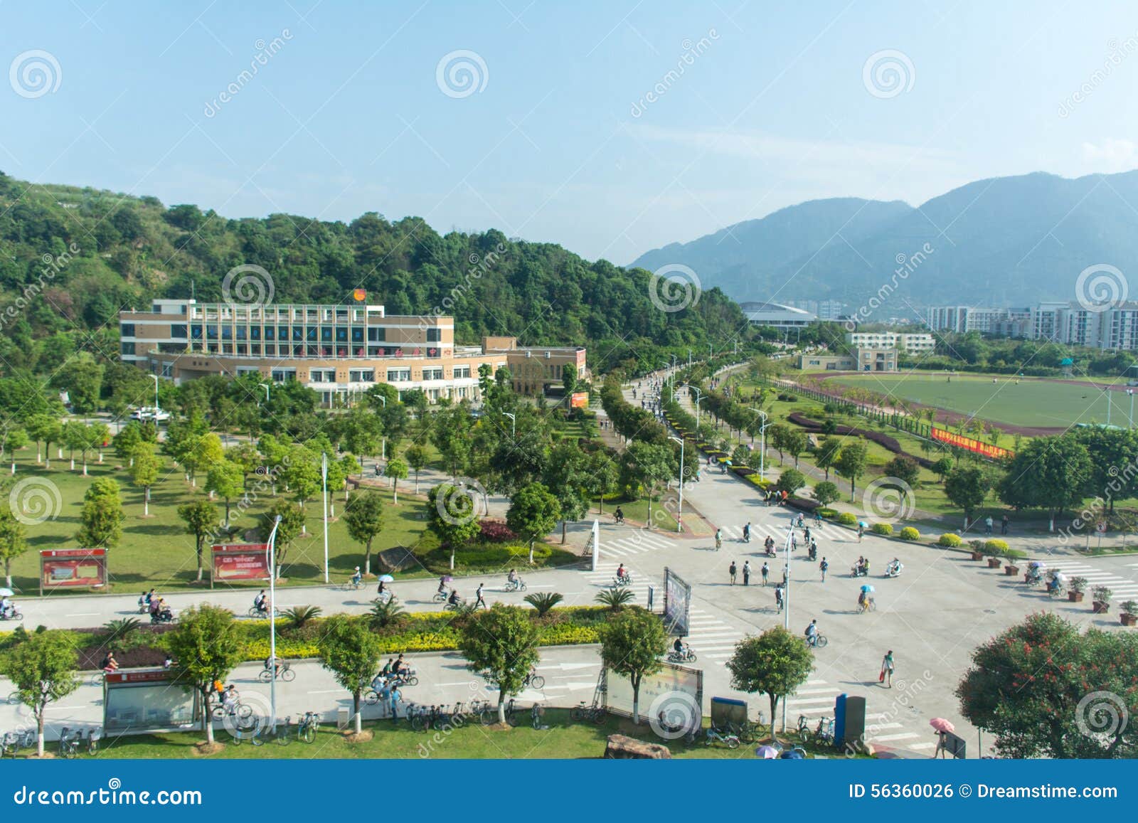 FuZhou University S Teaching Area Stock Photo - Image of teaching, aera ...