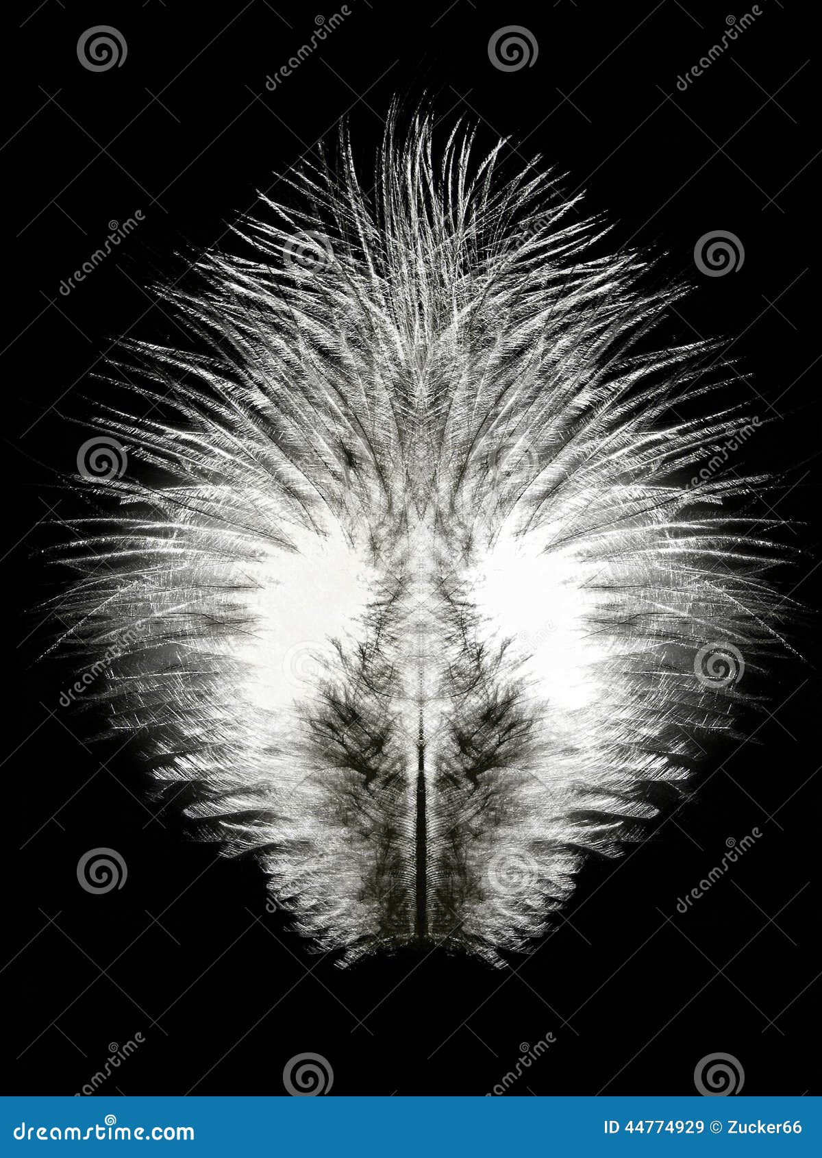 Fuzz on black background stock image. Image of abstraction - 44774929