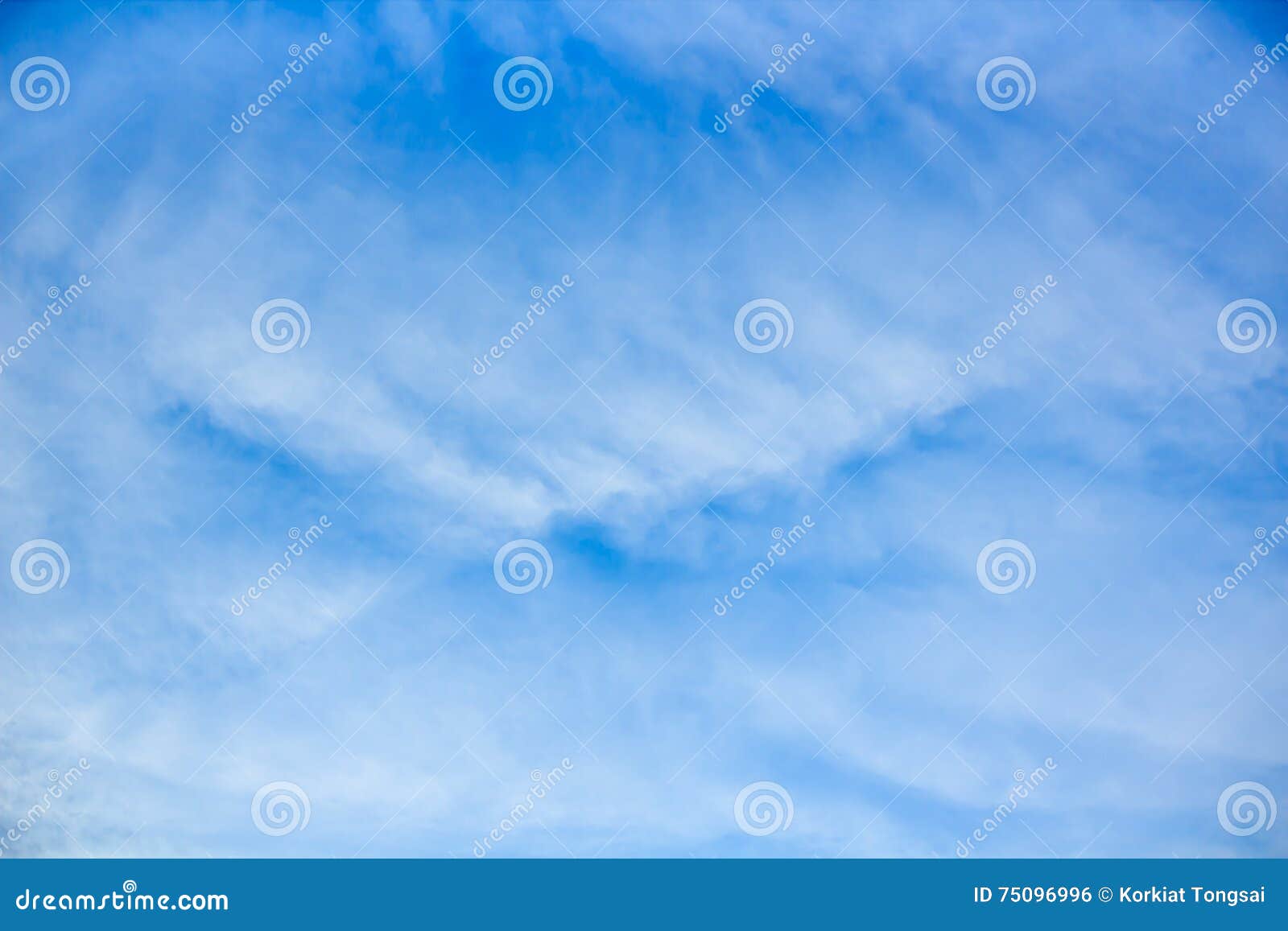 Fuzzy Cloud on the Blue Sky. Stock Photo - Image of cloud, nature: 75096996