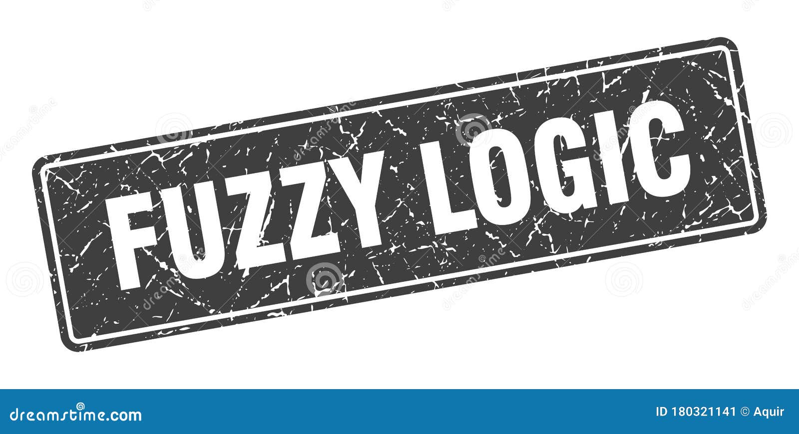 Fuzzy Logic Sign. Fuzzy Logic Grunge Stamp Stock Vector - Illustration ...