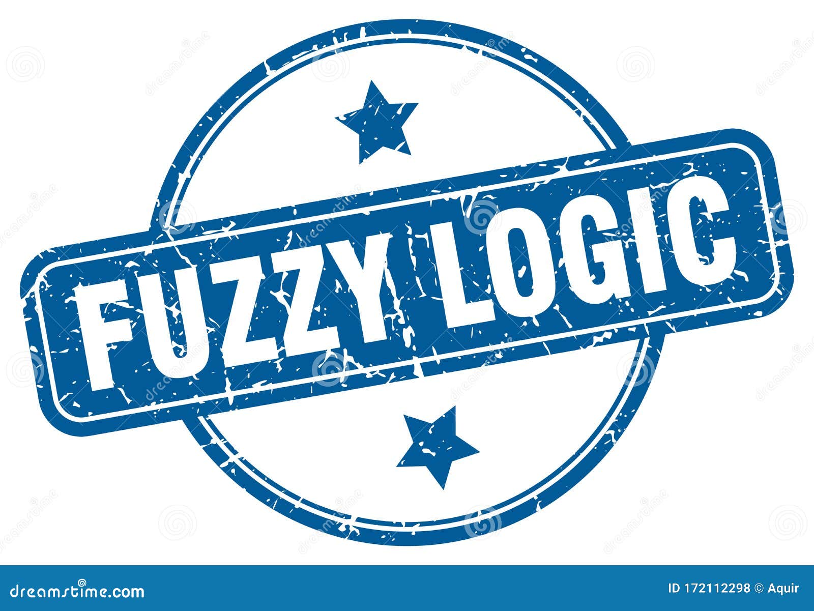 Fuzzy Logic Stamp. Fuzzy Logic Round Grunge Sign Stock Vector ...