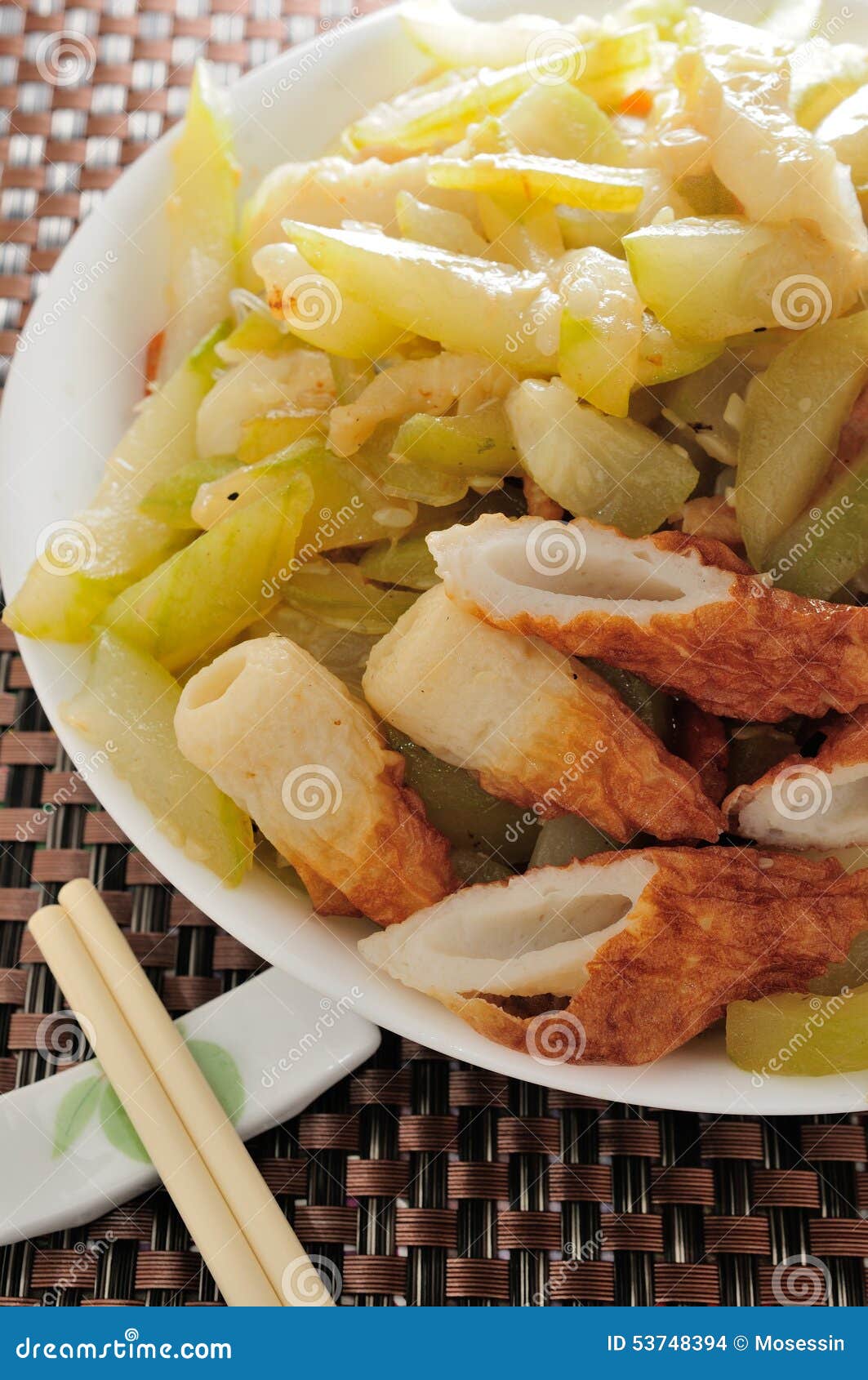 Fuzzy melon fish ball stock photo. Image of fried, fishball - 53748394