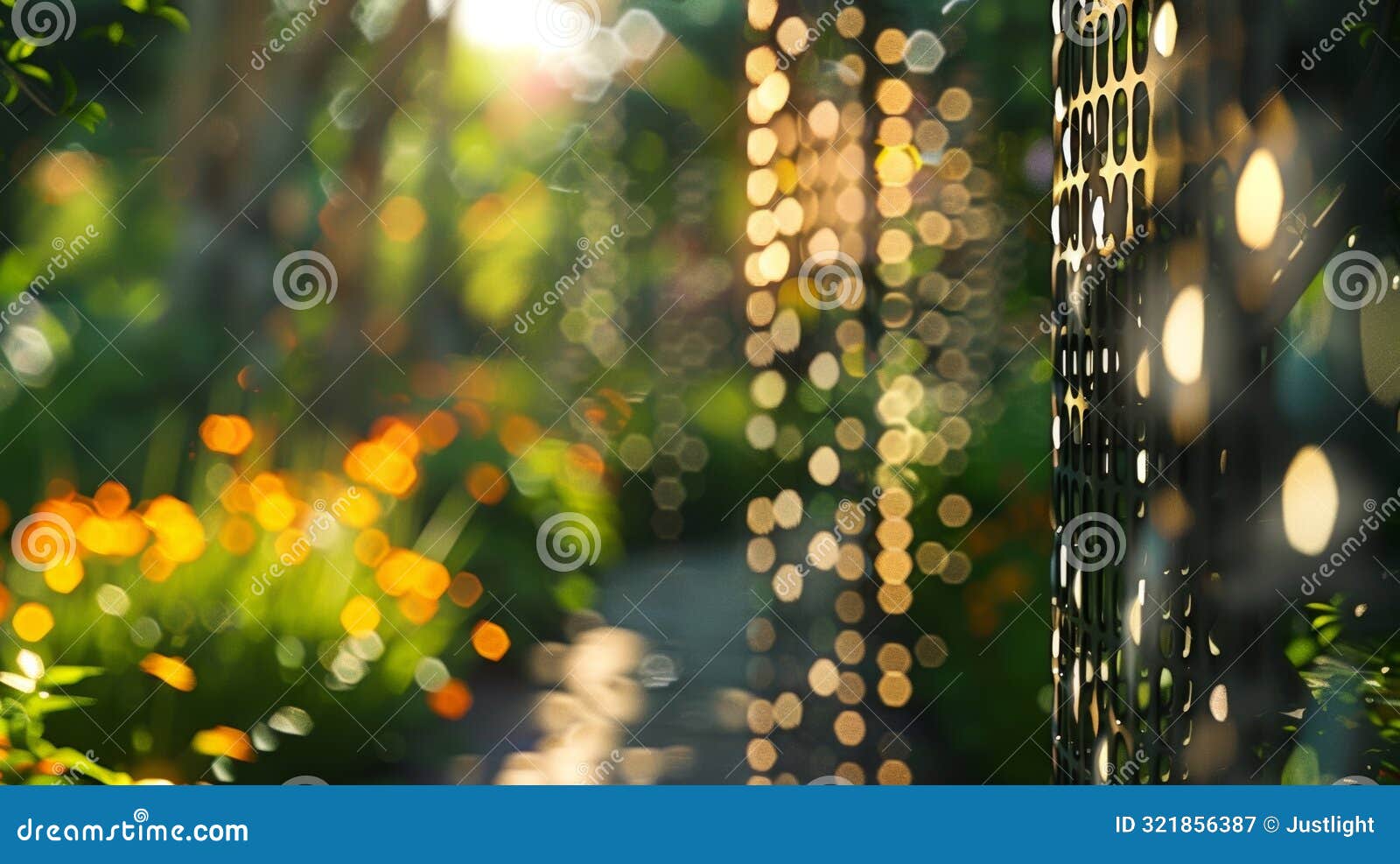 Fuzzy Outlines of Intricate Garden Structures and Architectures Stock ...