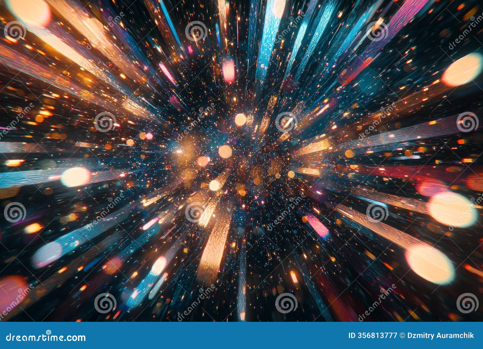 Fuzzy Refraction Light, Bokeh, or Natural Flare Overlay Effect. Stock ...