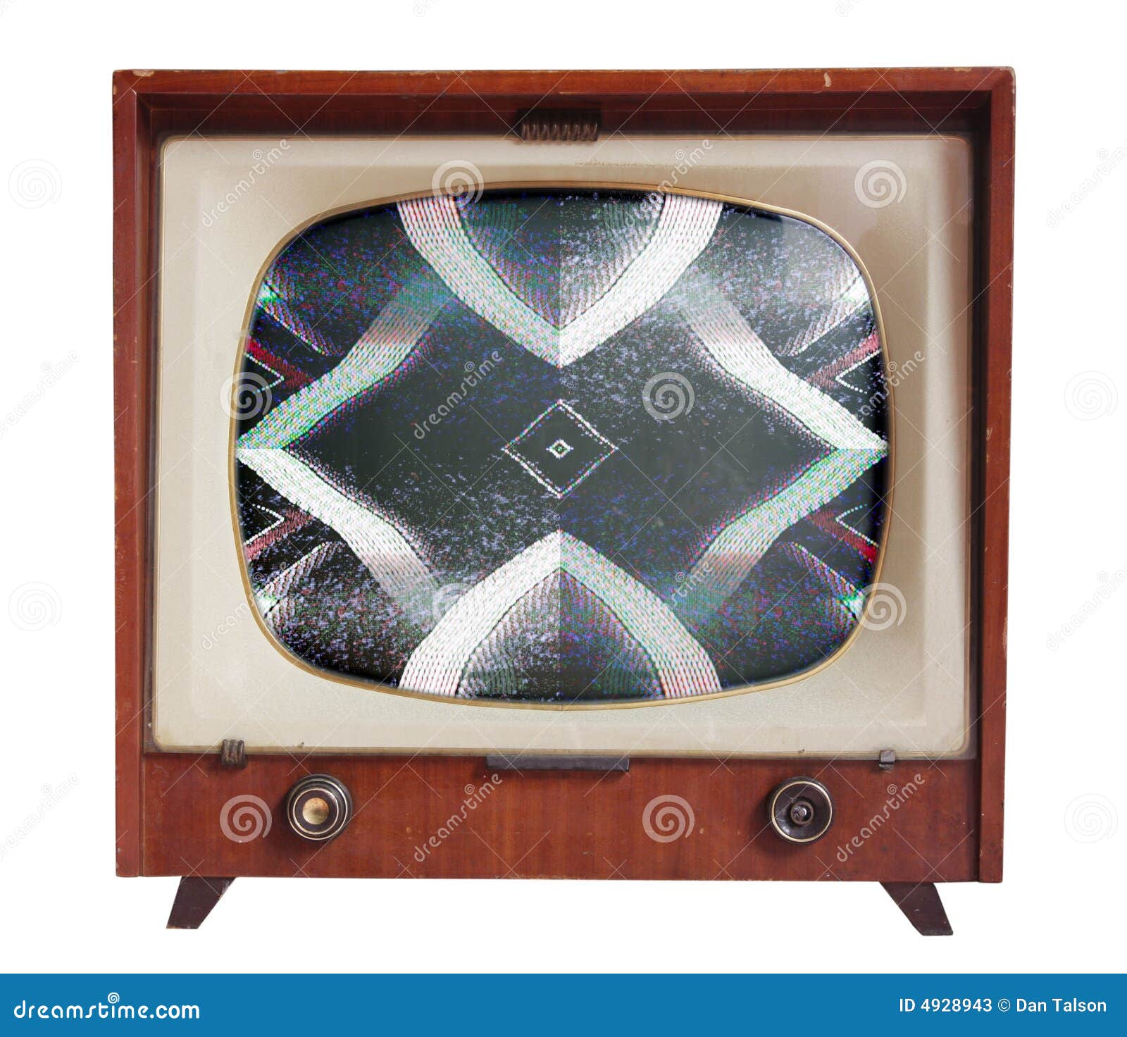 Fuzzy tv stock image. Image of media, program, broadcast - 4928943