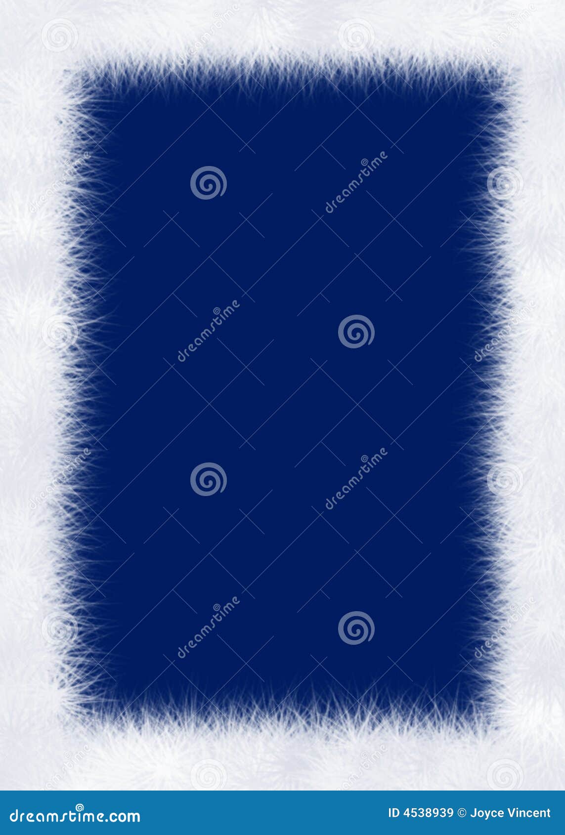 Fuzzy Winter Border stock illustration. Illustration of winter - 4538939