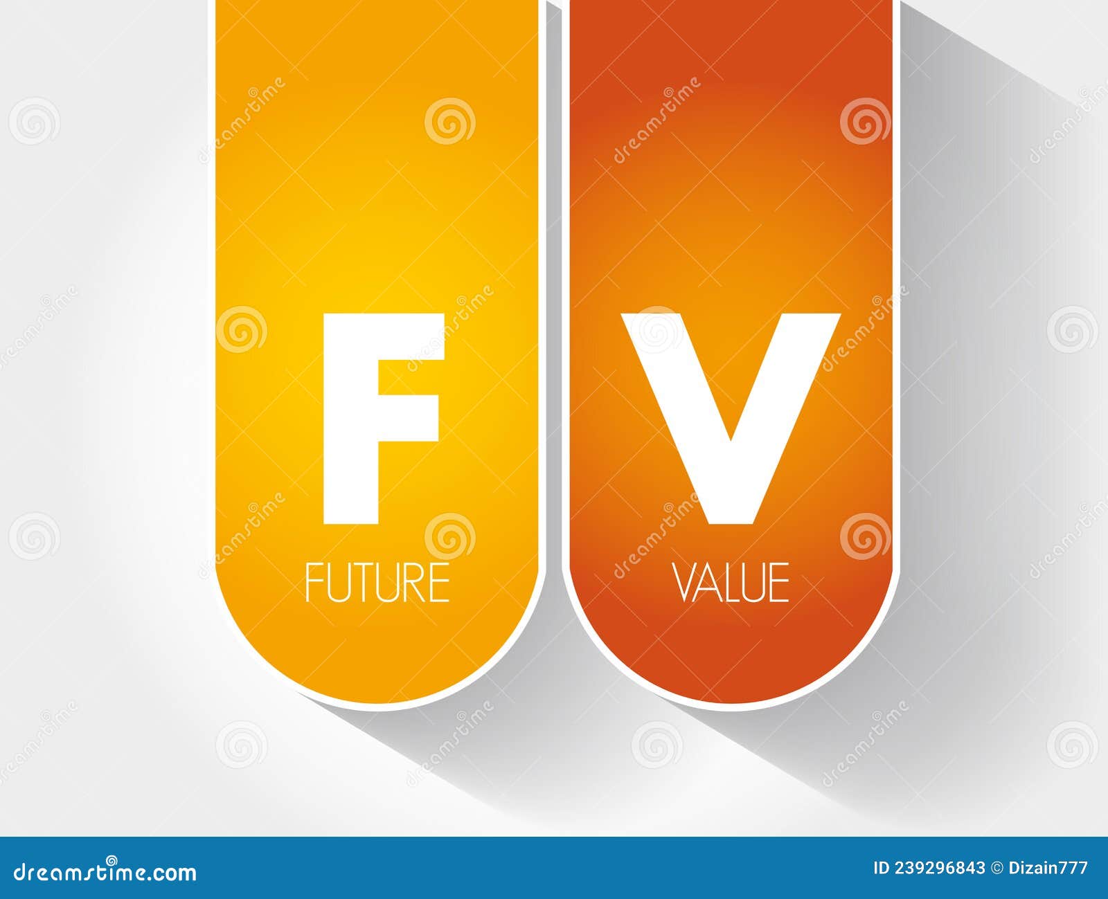 FV - Future Value Acronym, Business Concept Background Stock ...