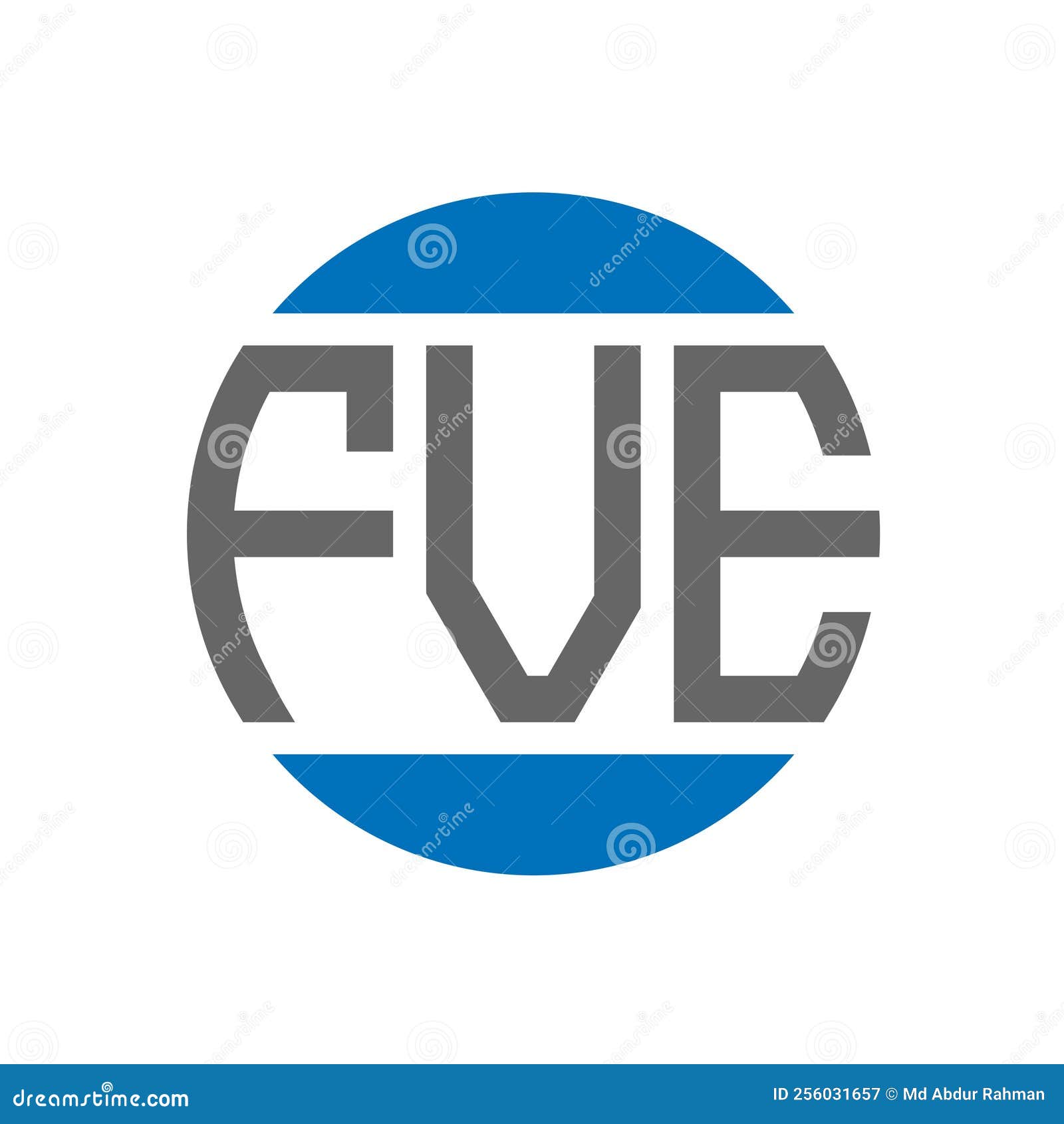 FVE Letter Logo Design on White Background. FVE Creative Initials ...