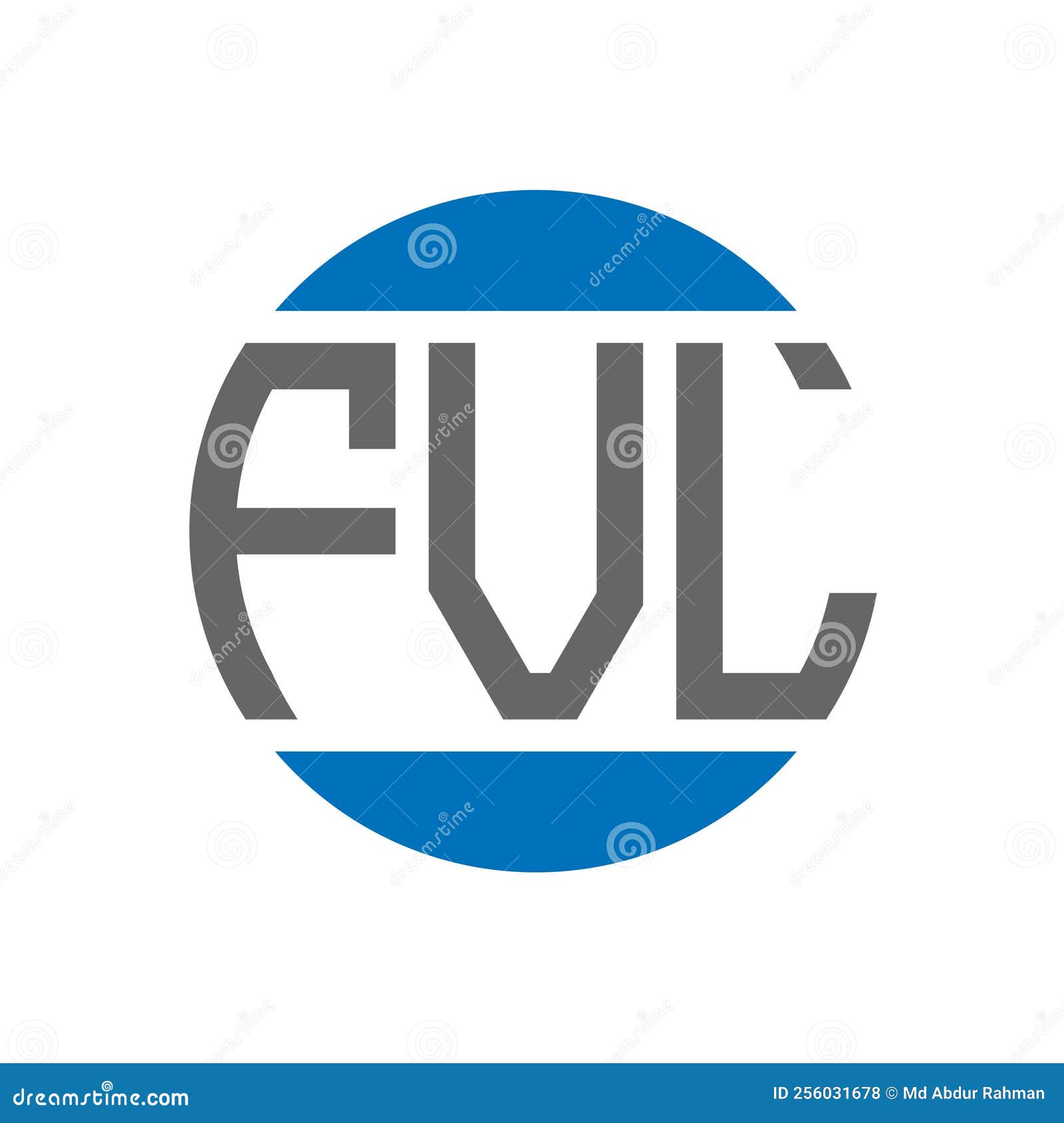 FVL Letter Logo Design on White Background. FVL Creative Initials ...