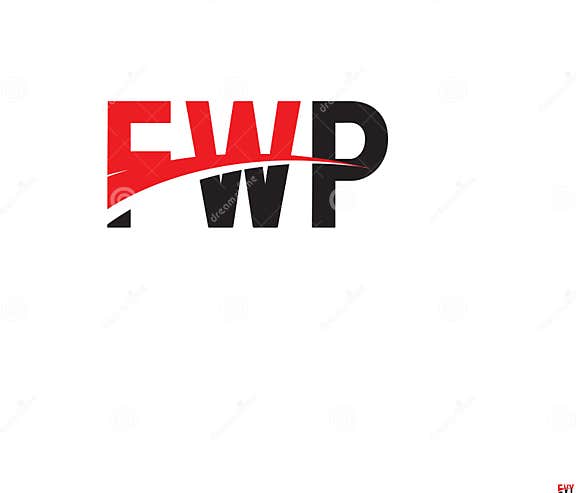 FWP Letter Initial Logo Design Vector Illustration Stock Vector ...