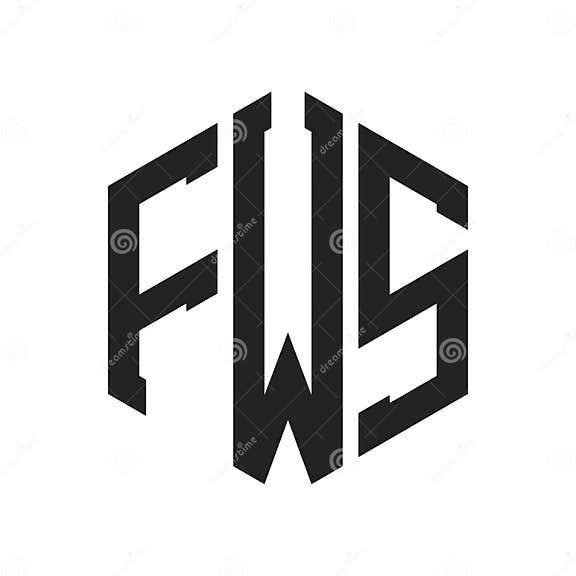 FWS Logo Design. Initial Letter FWS Monogram Logo Using Hexagon Shape ...