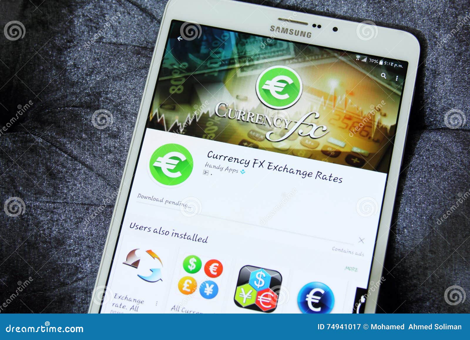 Fx app de la moneda fotografía editorial. Imagen de insignias - 74941017