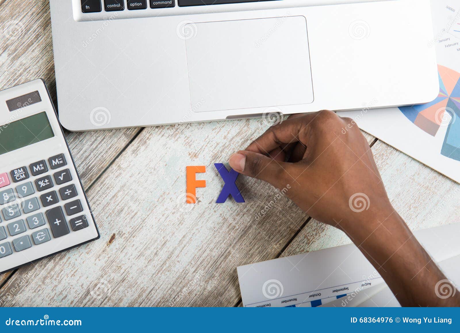 Fx Words with Hands Arrangement and Financial Stock Photo - Image of ...