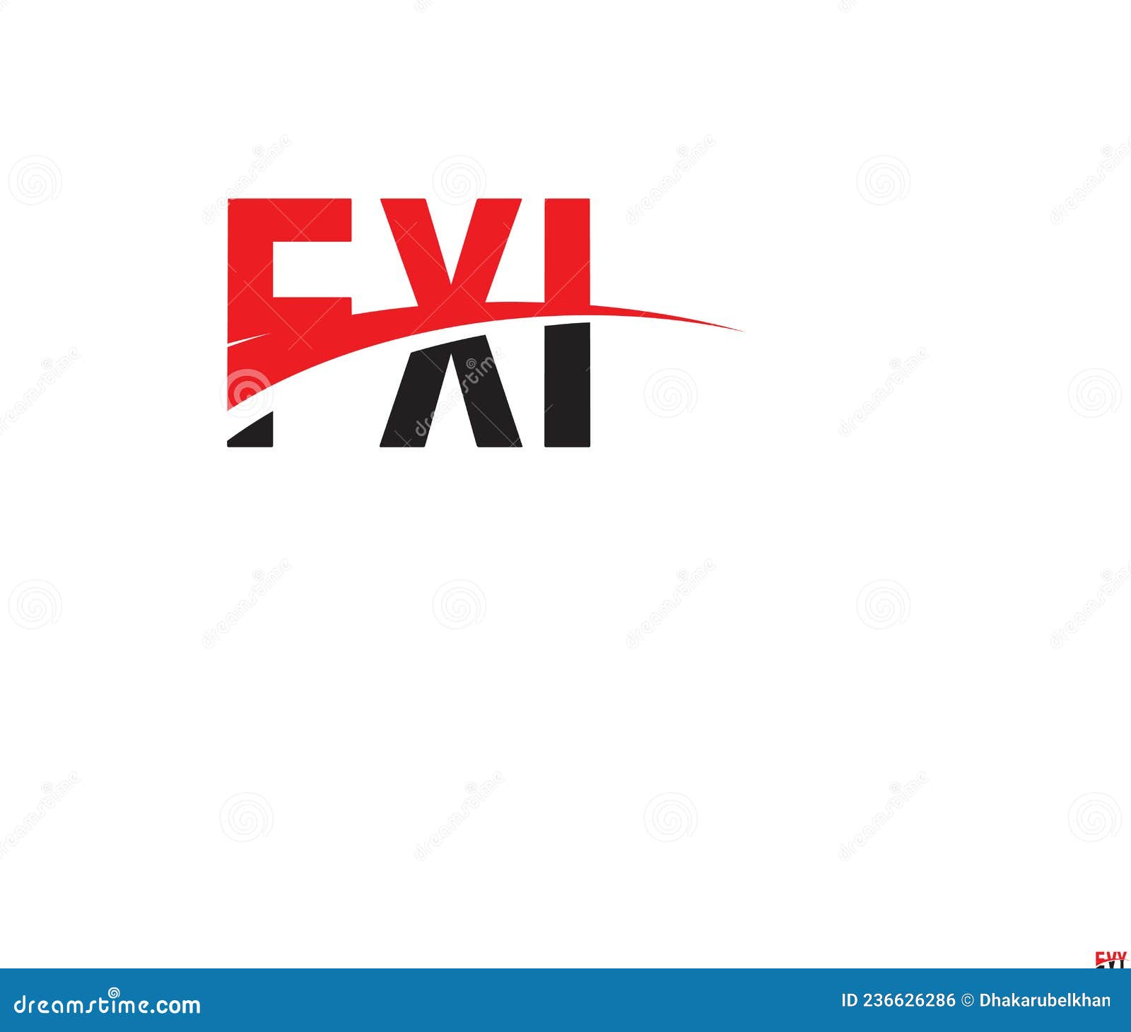 FXI Letter Initial Logo Design Vector Illustration Stock Vector ...