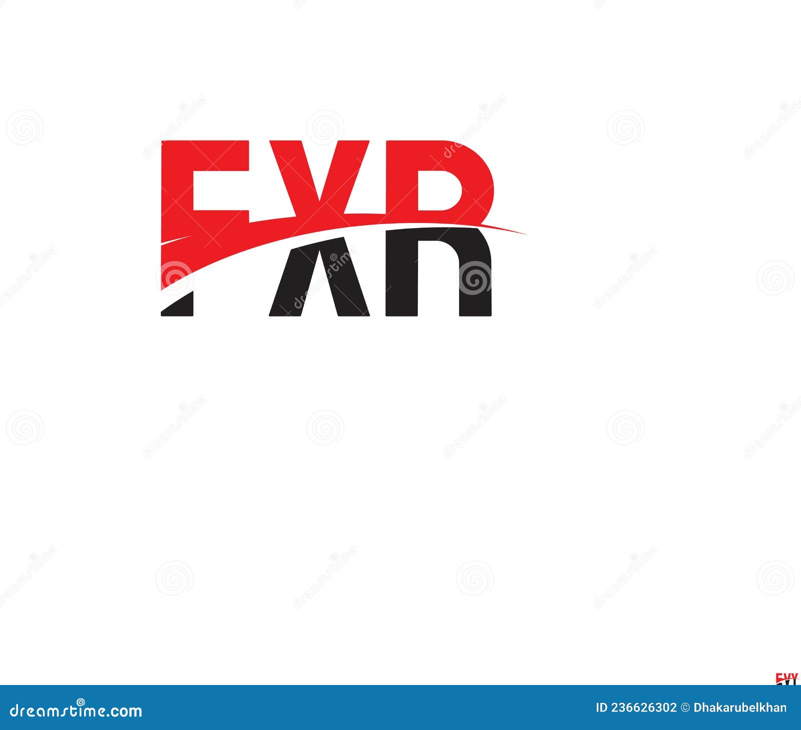 FXR Letter Initial Logo Design Vector Illustration Stock Vector ...