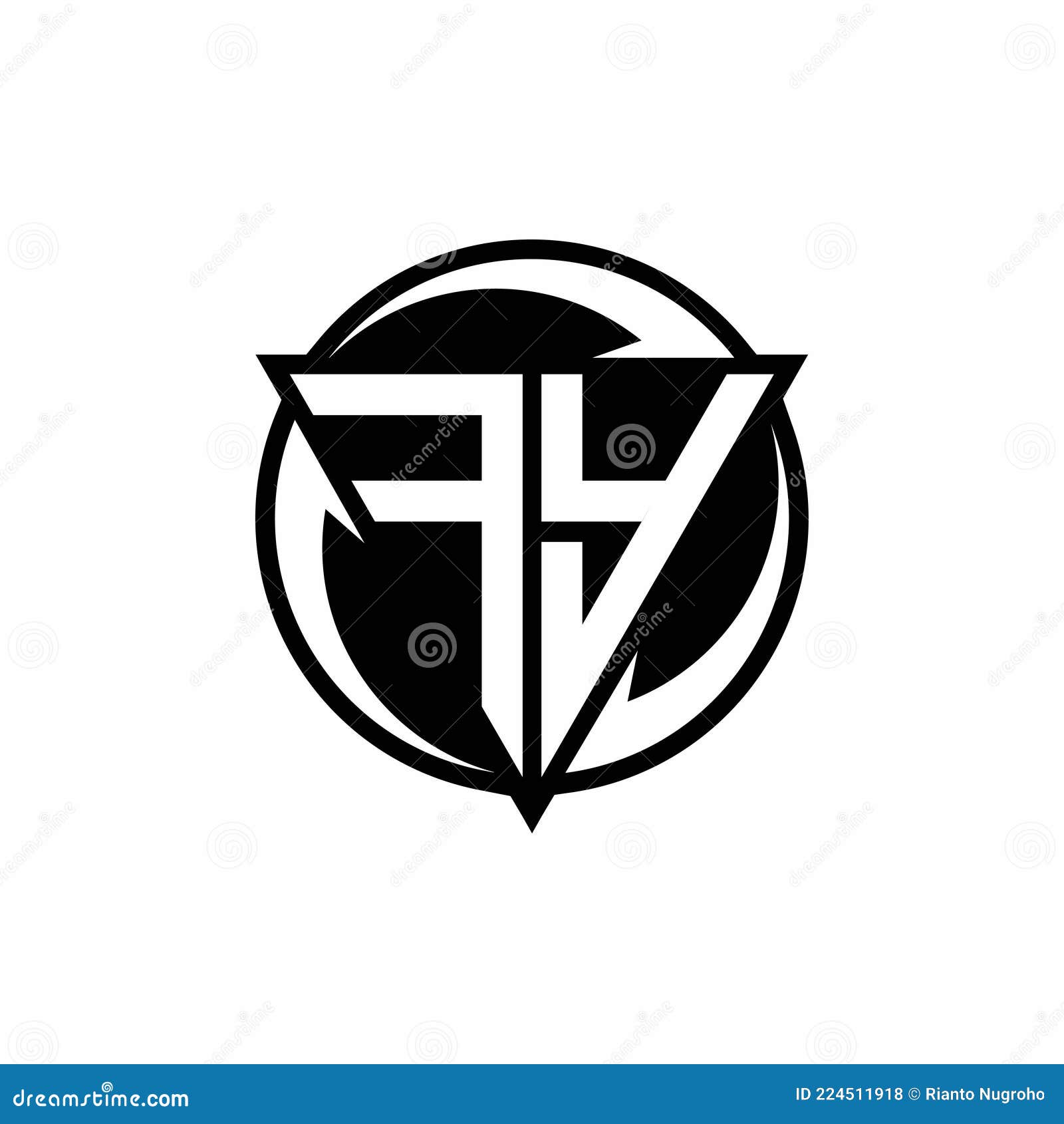 FY Logo Monogram Design Template Stock Vector - Illustration of ...