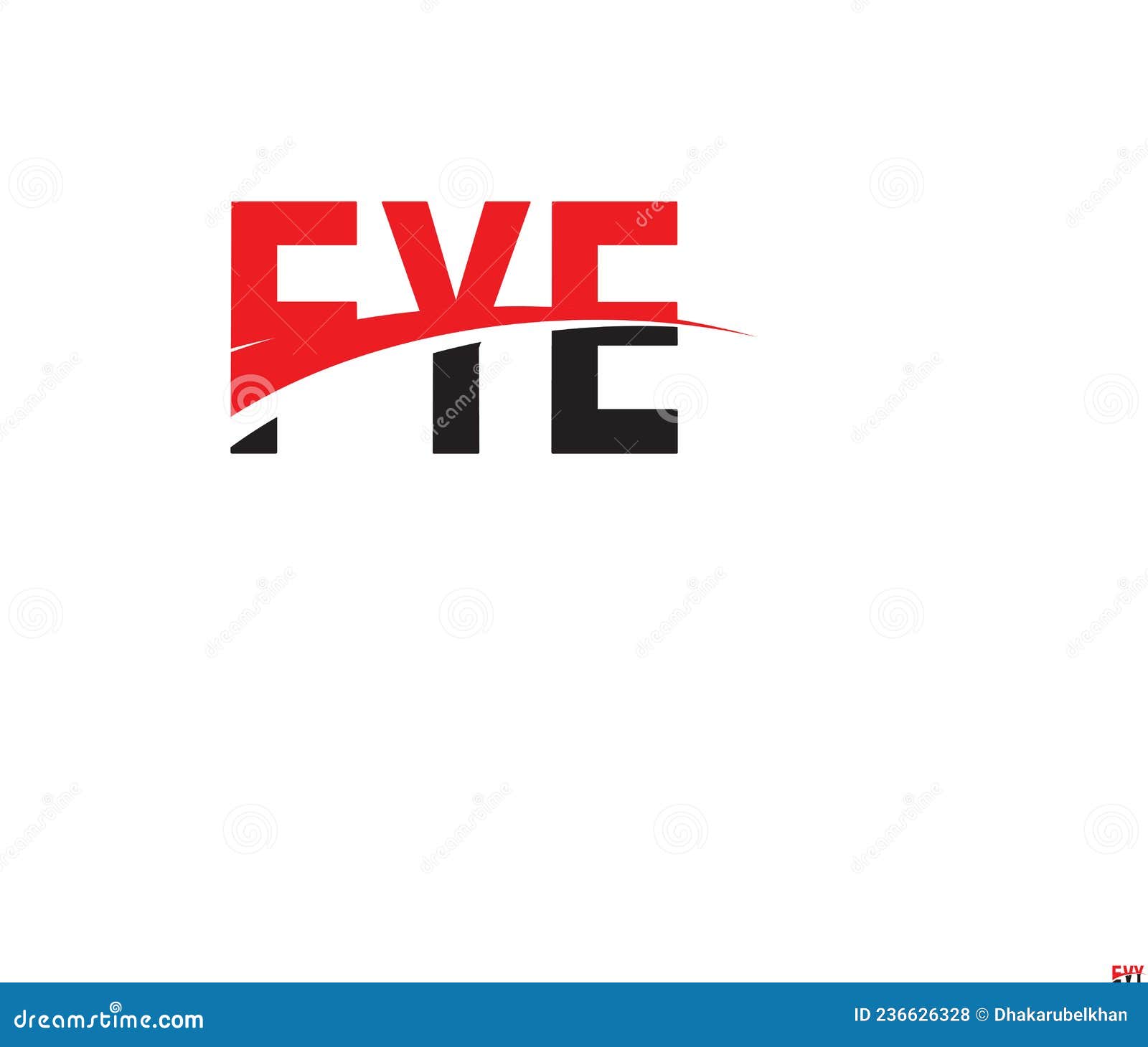 FYE Letter Initial Logo Design Vector Illustration Stock Vector ...