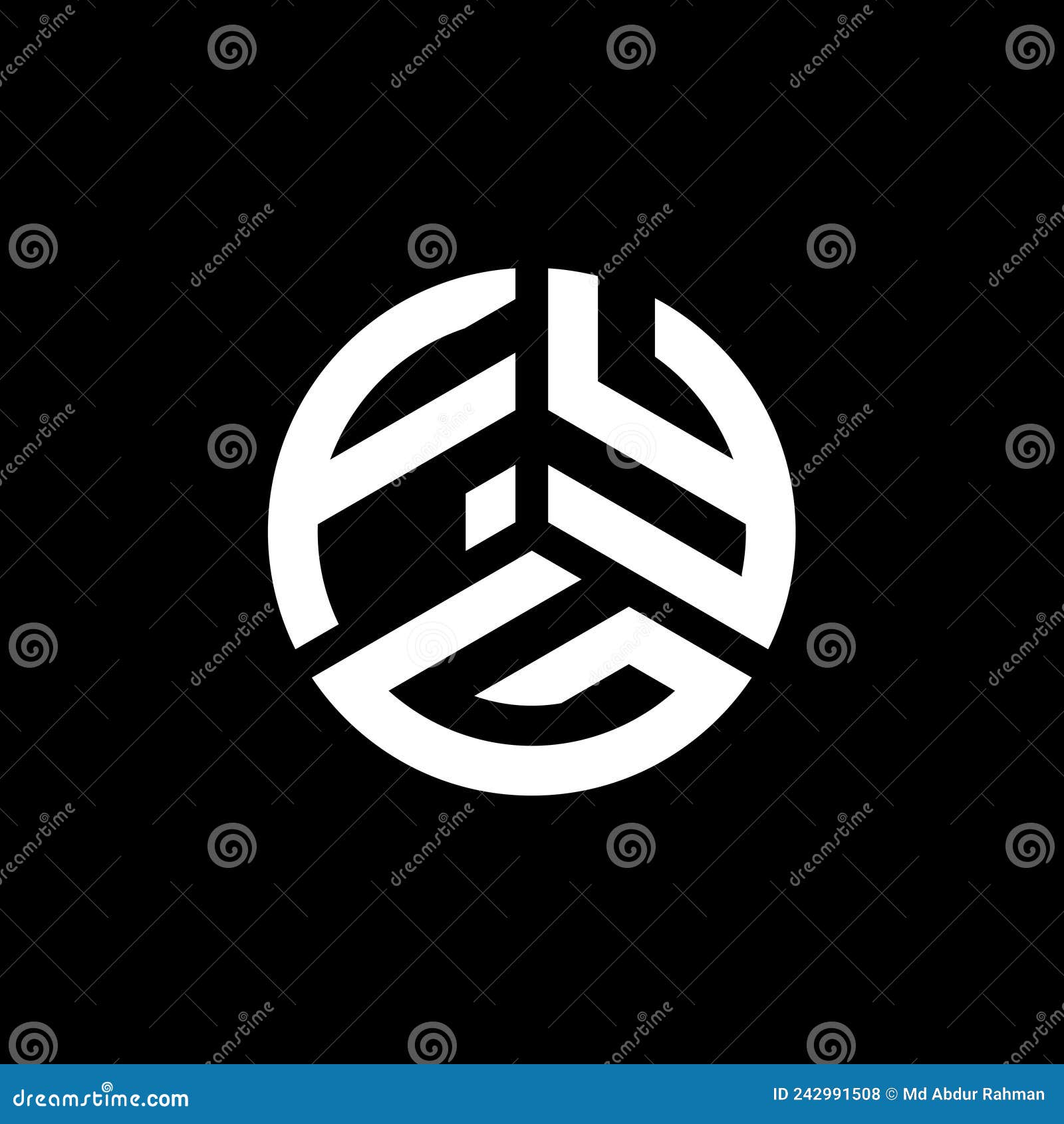 FYG Letter Logo Design on White Background. FYG Creative Initials ...