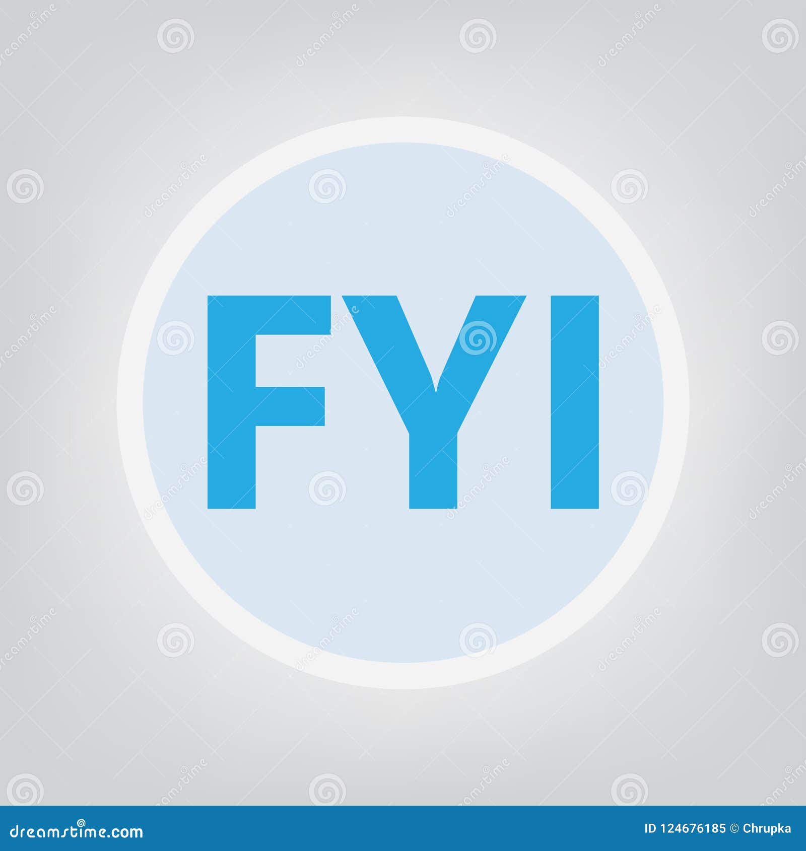 FYI for Your Information Concept Stock Vector - Illustration of quote ...