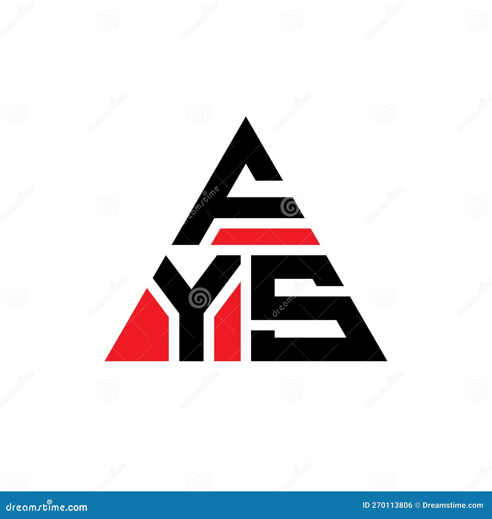 FYS Triangle Letter Logo Design with Triangle Shape. FYS Triangle Logo ...