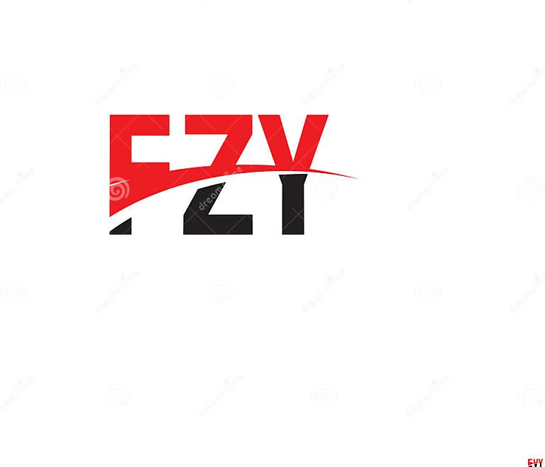 FZY Letter Initial Logo Design Vector Illustration Stock Vector ...