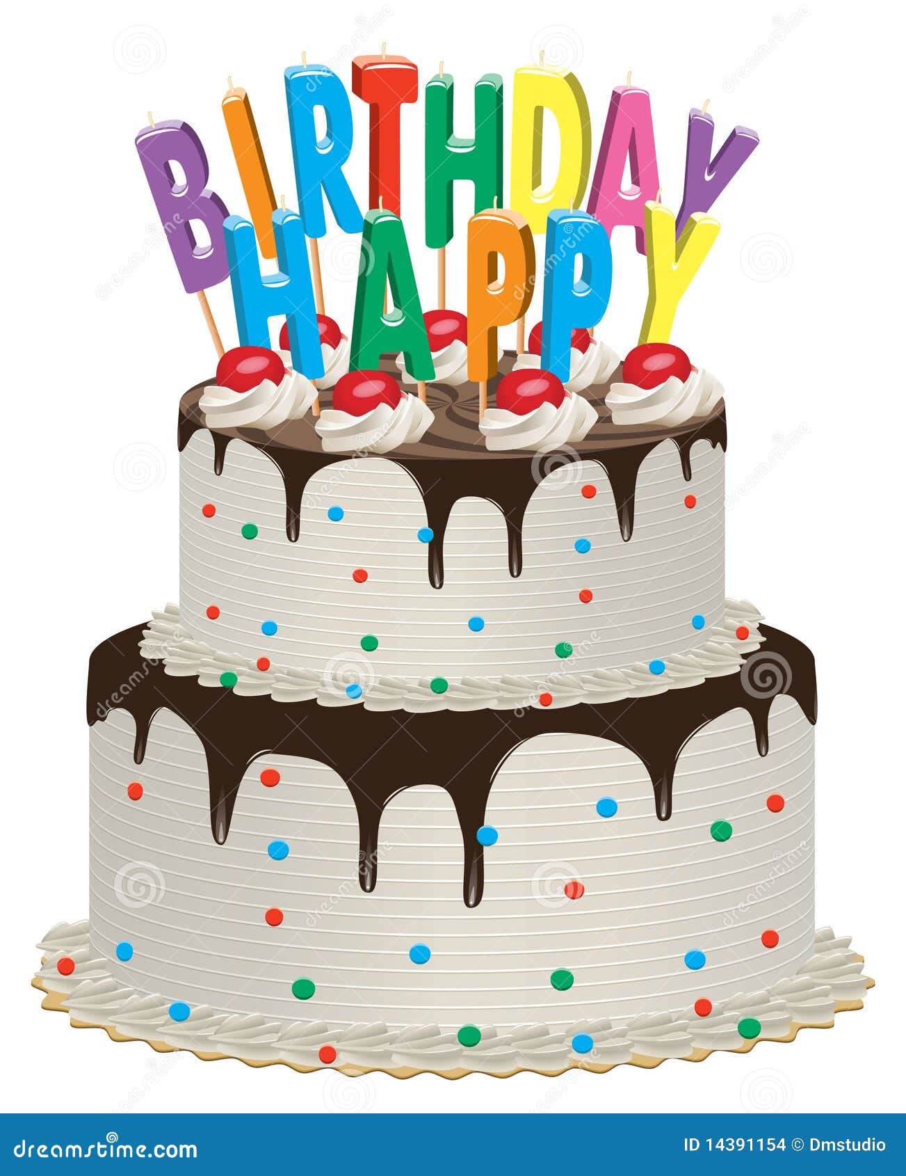 Gâteau D'anniversaire Images stock - Image: 14391154