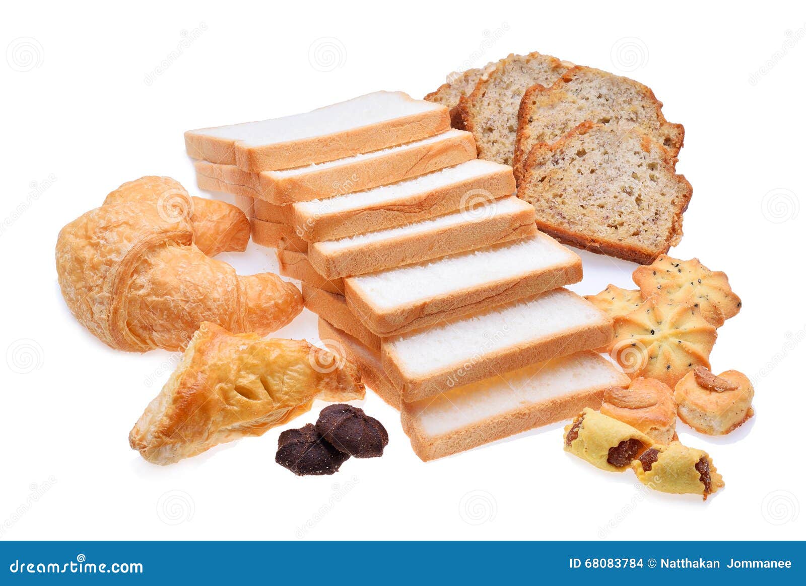 Gêneros Alimentícios Da Padaria Foto de Stock - Imagem de coza, gostoso ...