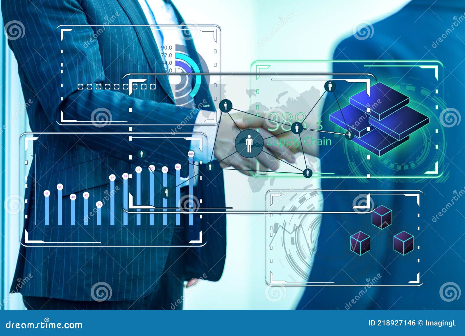 5G and AI Technology, Global Communication Network Concept. 6G Image ...