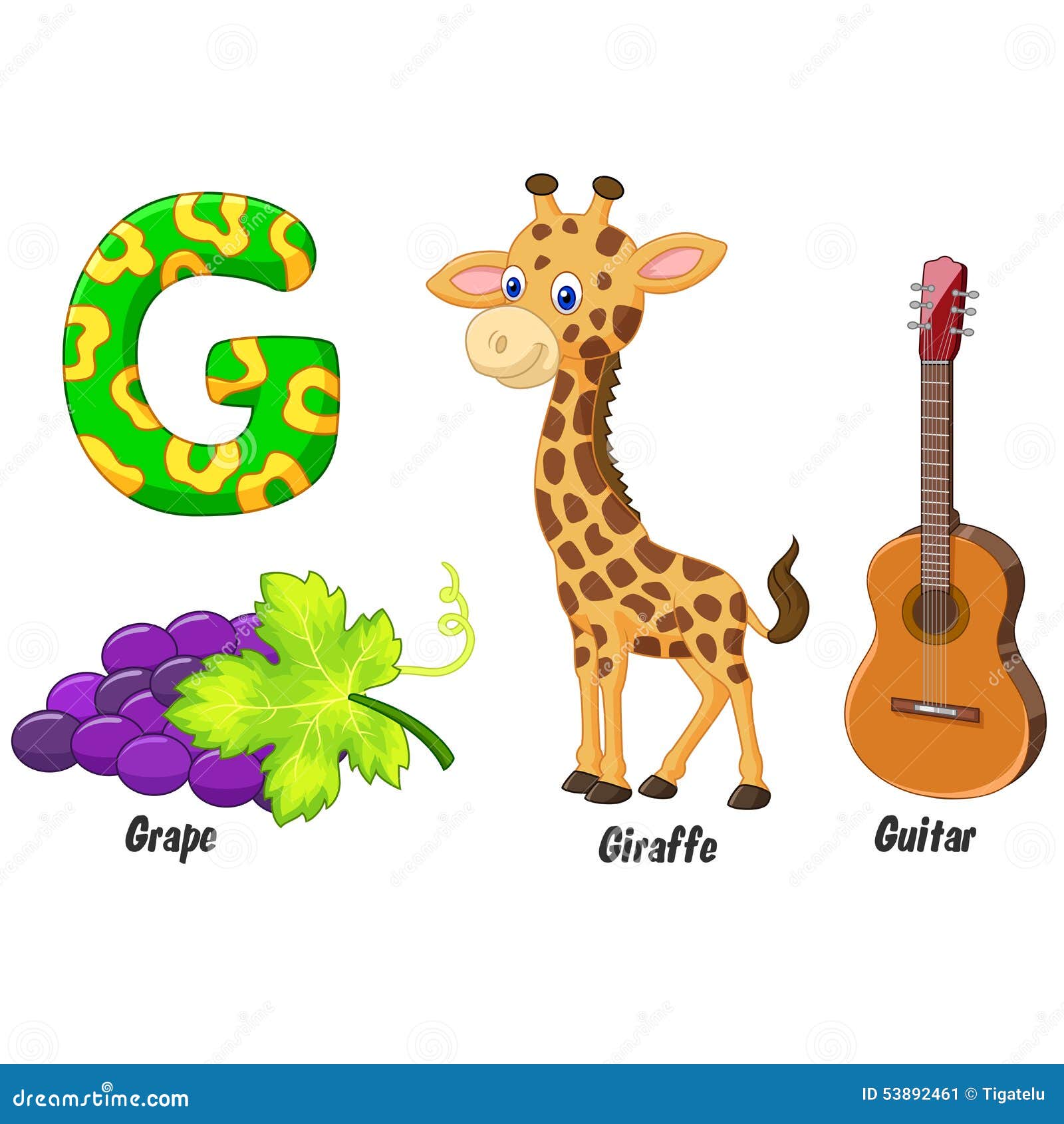 G Alphabet Cartoon | CartoonDealer.com #53892461