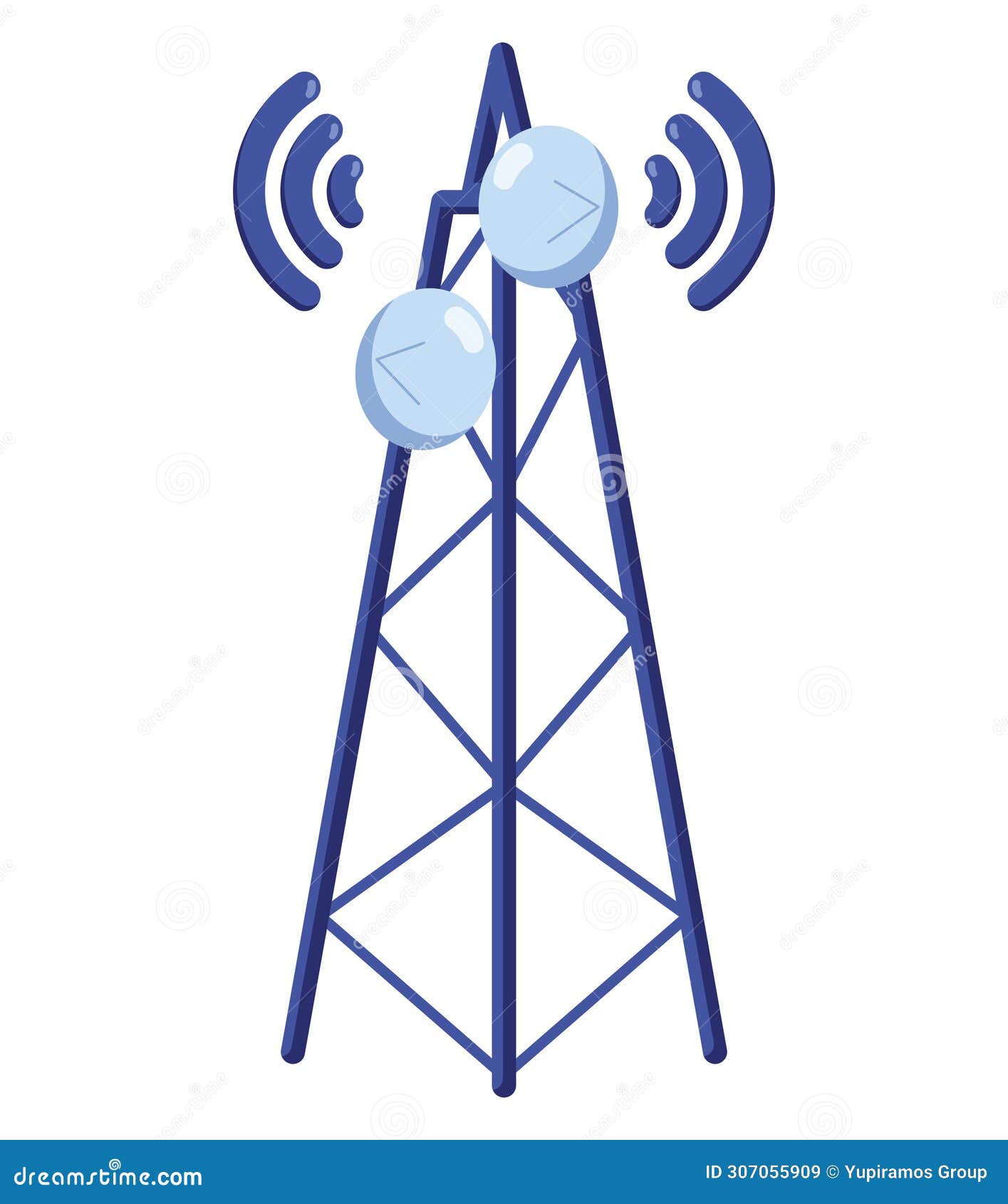 Antenna, Signal Vector Icon Set, Colorful Infographic Template, Set Of ...