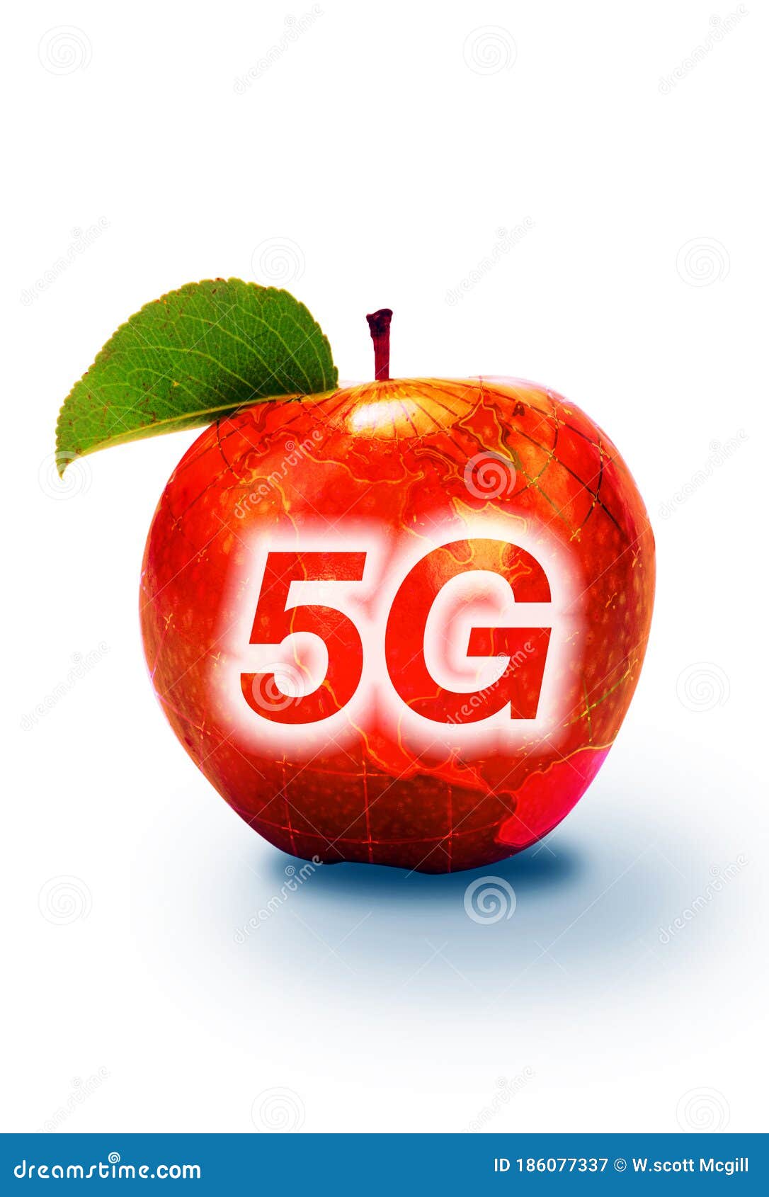 5G Apple Speed stock image. Image of apple, design, broadband - 186077337