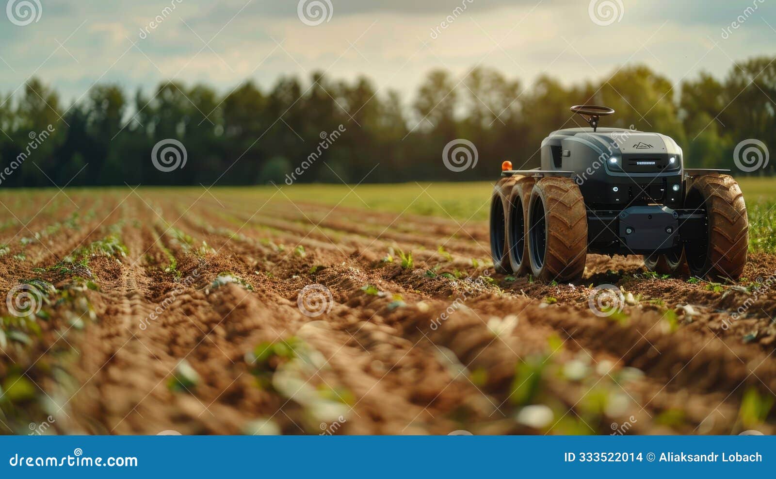 5G Autonomous Tractor Operating in the Agricultural Field, Future ...