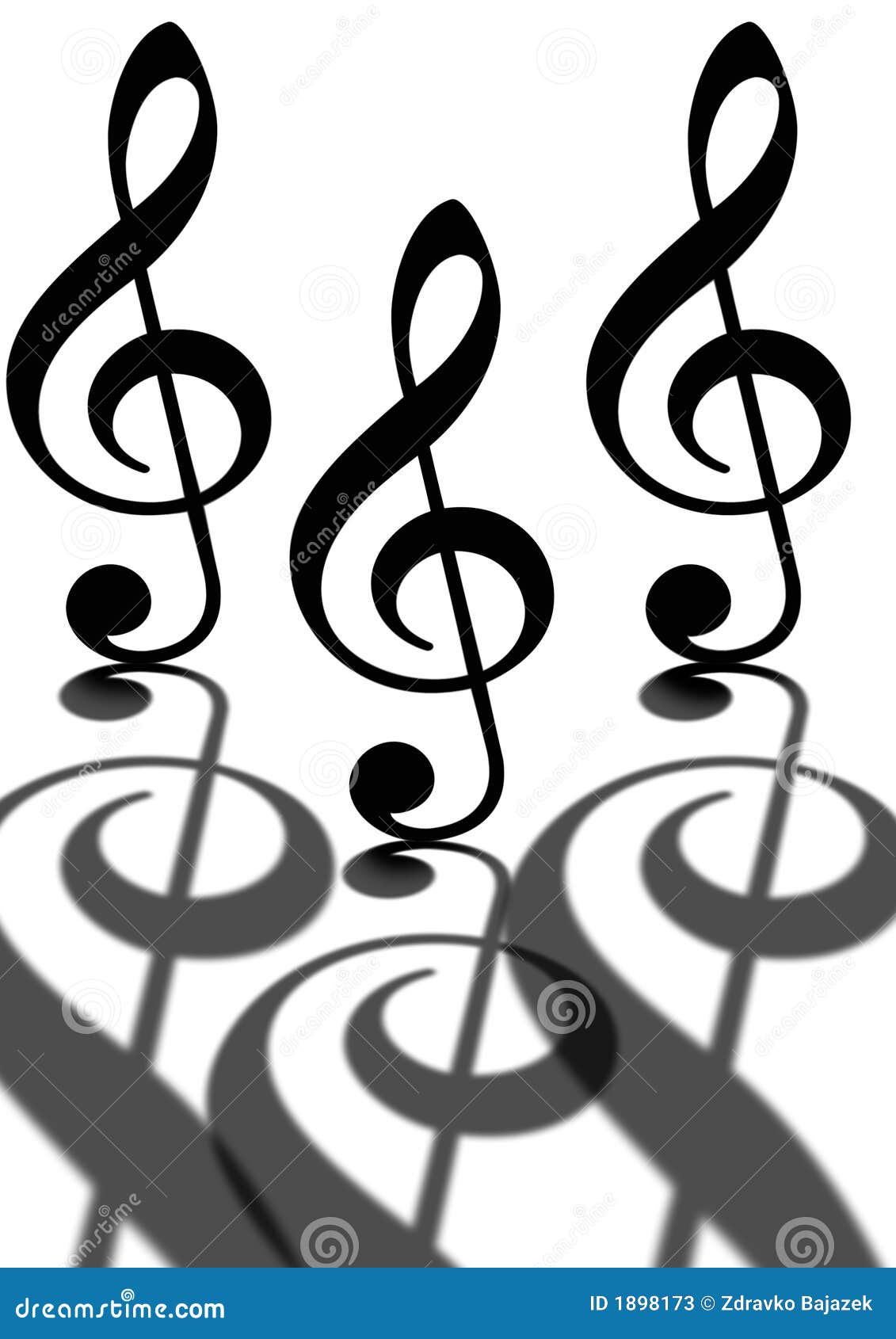 G clef stock illustration. Illustration of equipment, jazz - 1898173