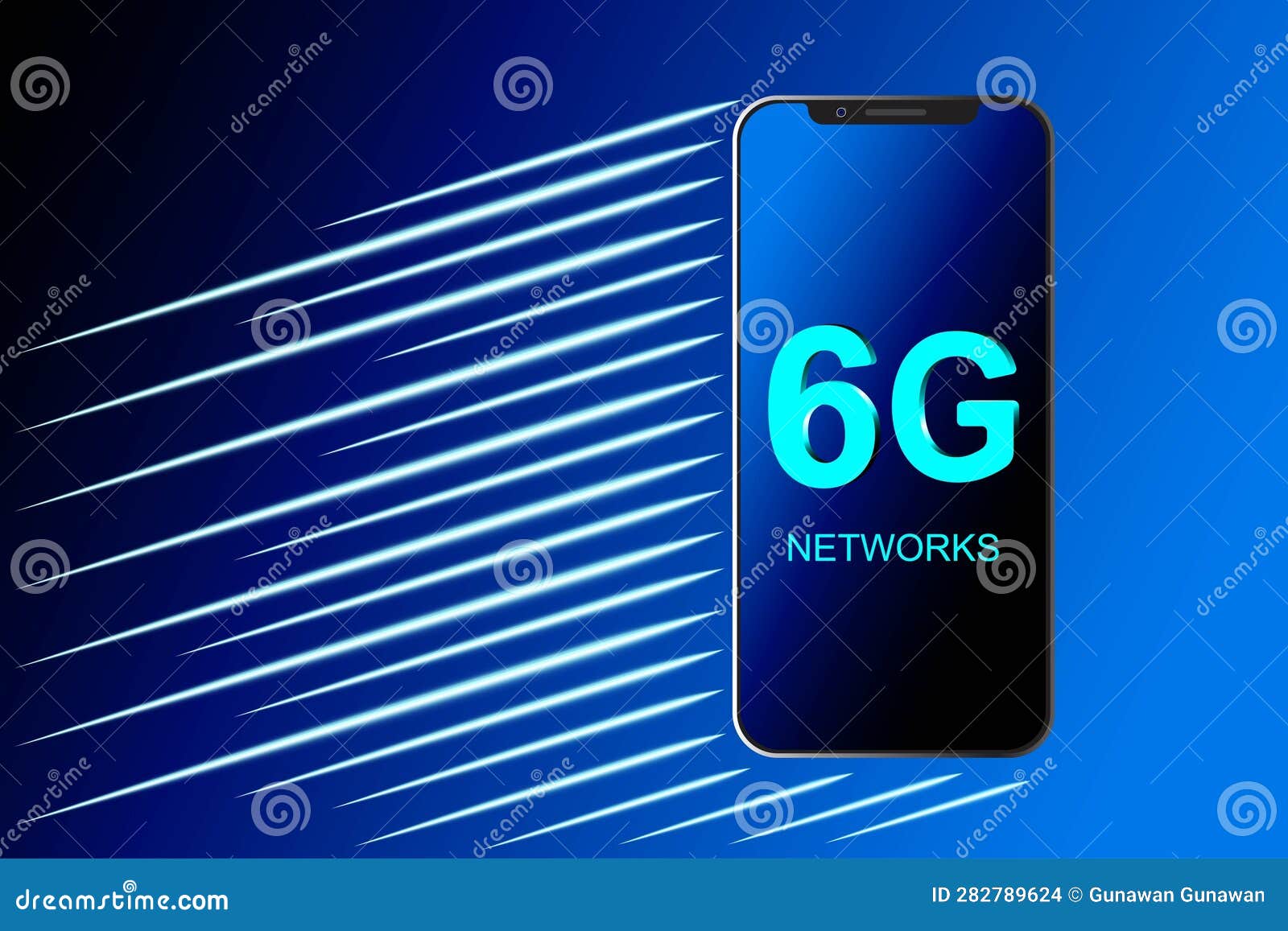 6G Communication Technology Stock Vector - Illustration of financial ...