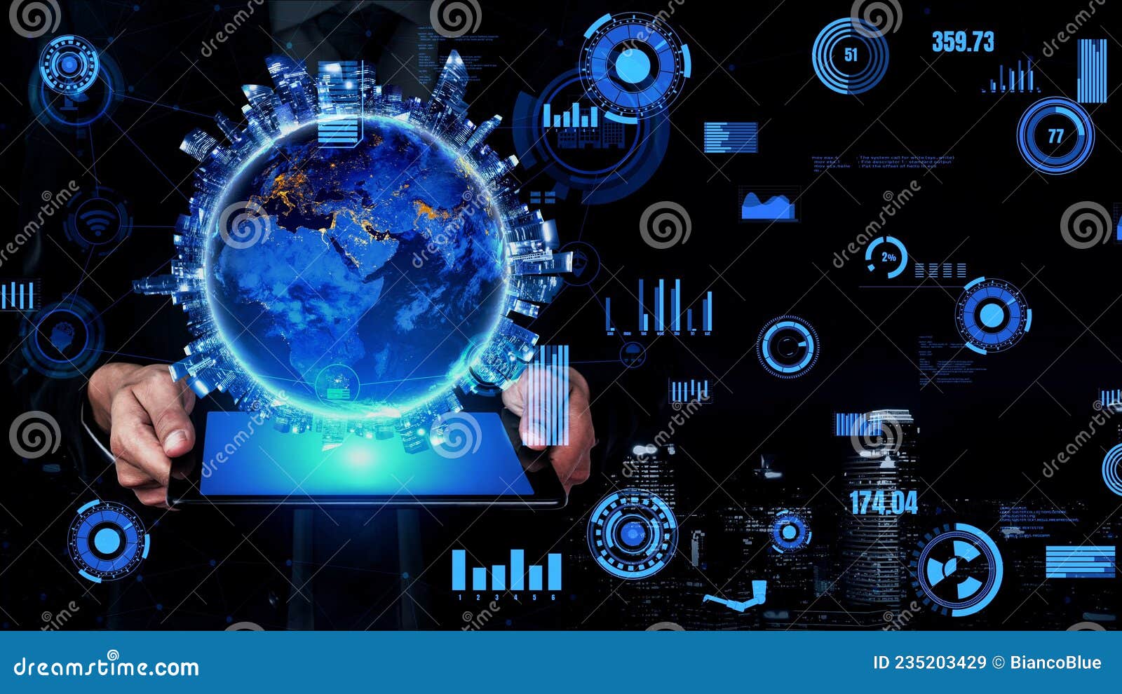 5G Communication Technology of Internet Network Conceptual Stock Image ...