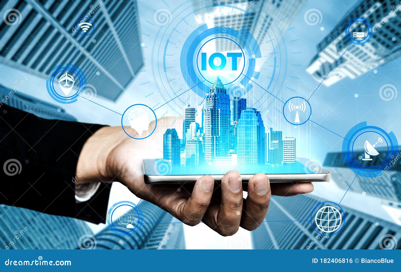 5G Communication Technology of Internet Network Stock Photo - Image of ...